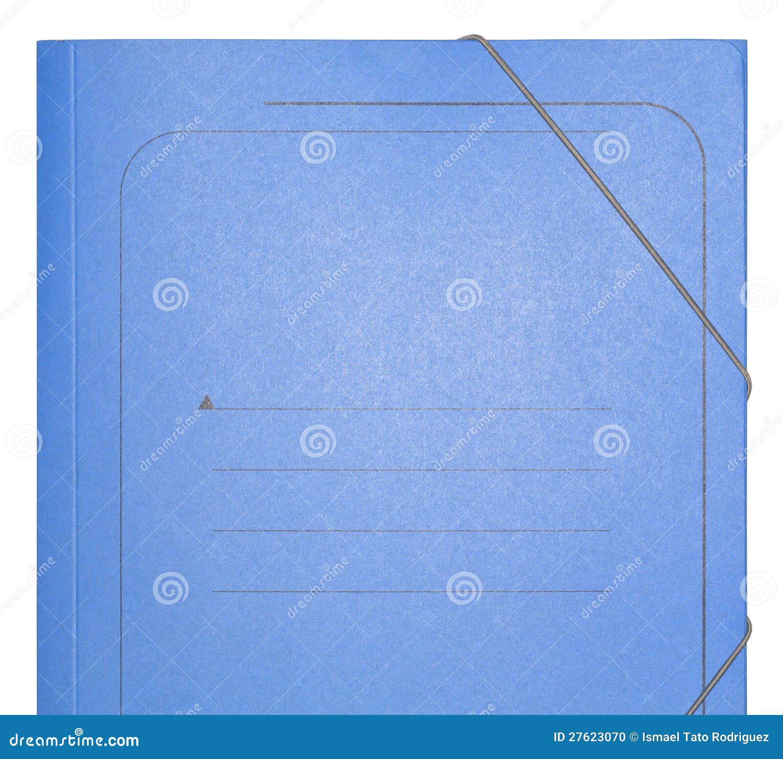 Blue Cardboard Folder stock photo. Image of case, file - 27623070