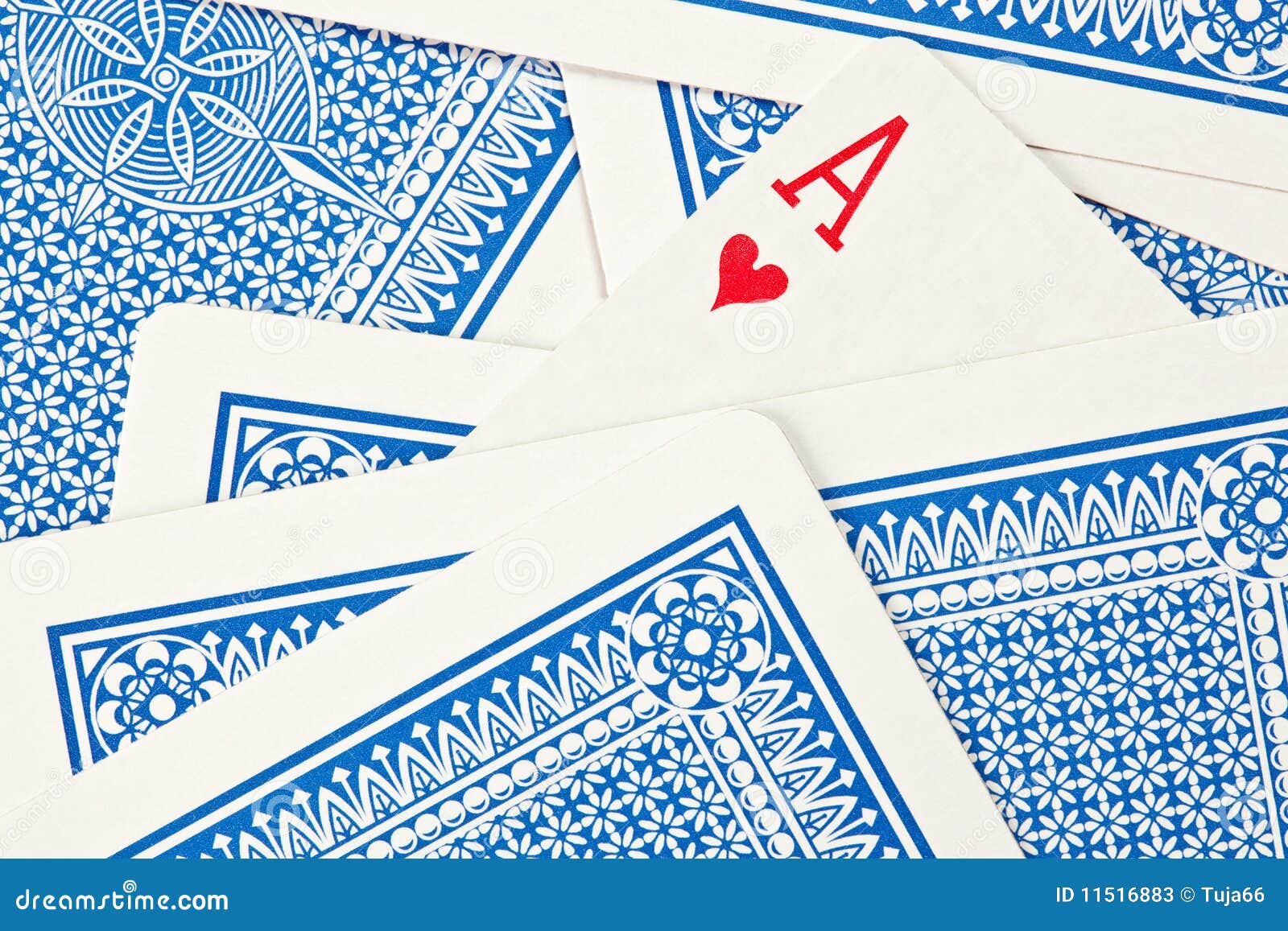 Blue cards stock image. Image of heart, hidden, risk - 11516883