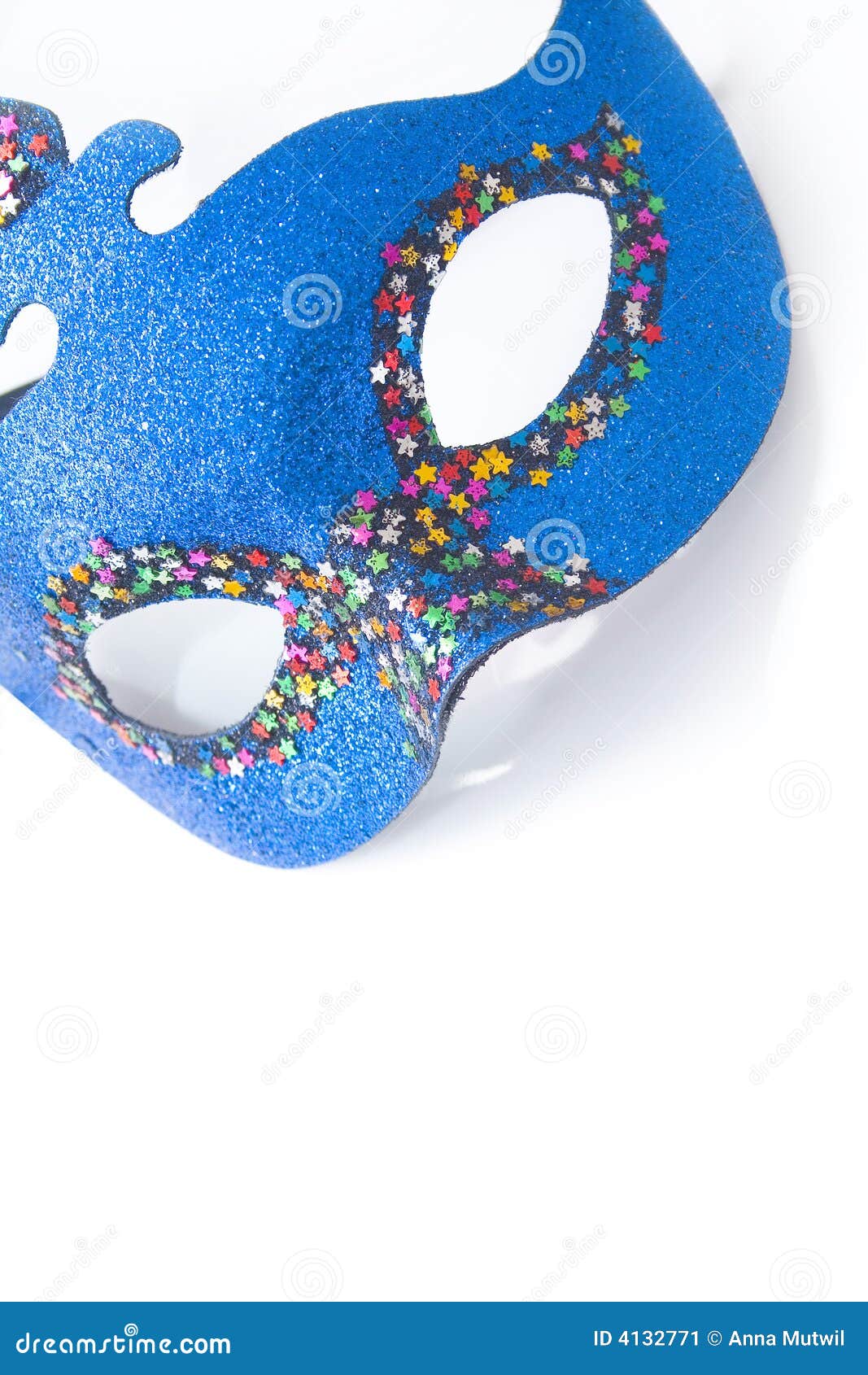 Blue carnival mask stock image. Image of face, attractive - 4132771