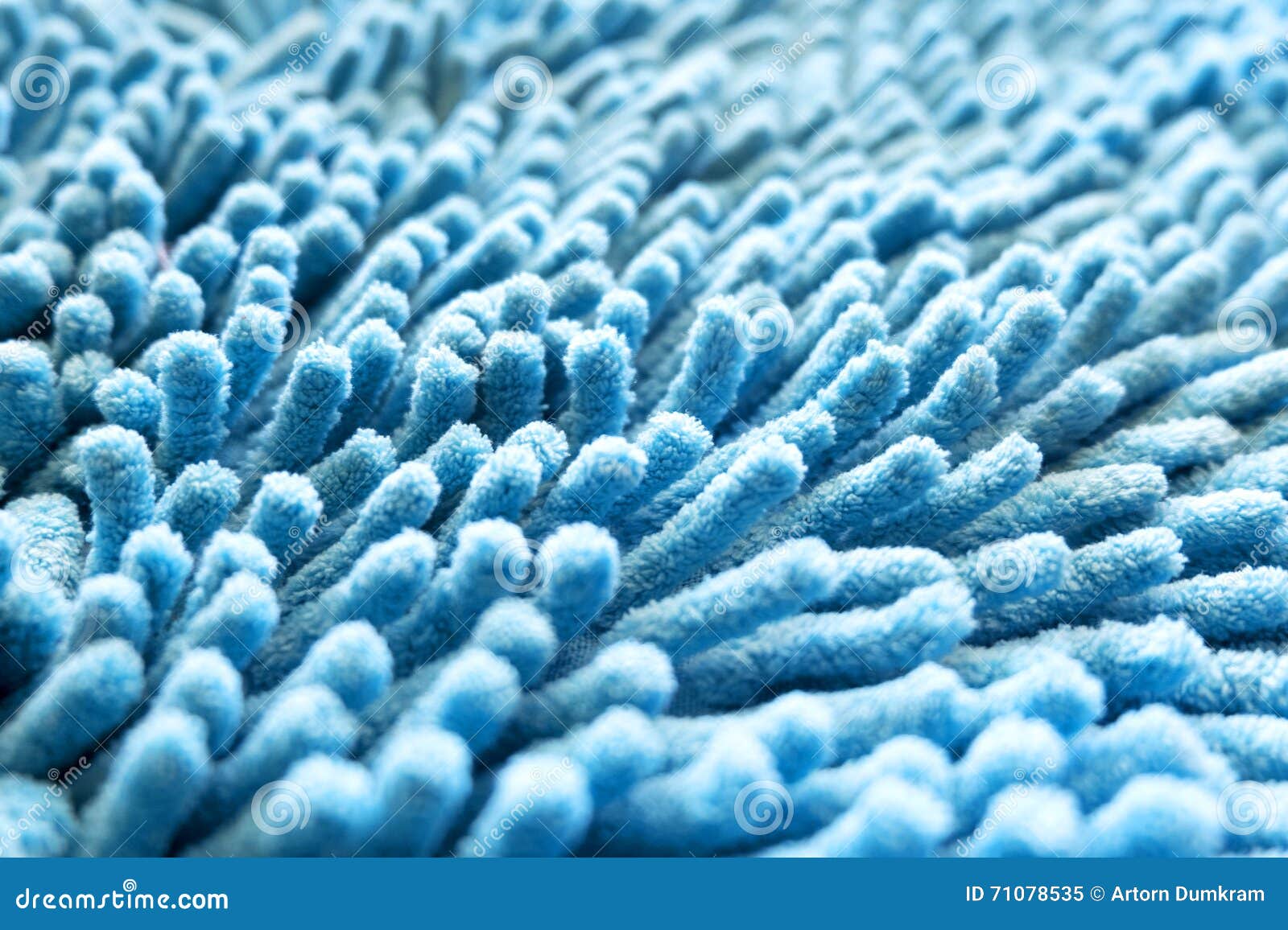Blue Carpet Softness Texture of Doormat, Select Focus Close-up Image ...