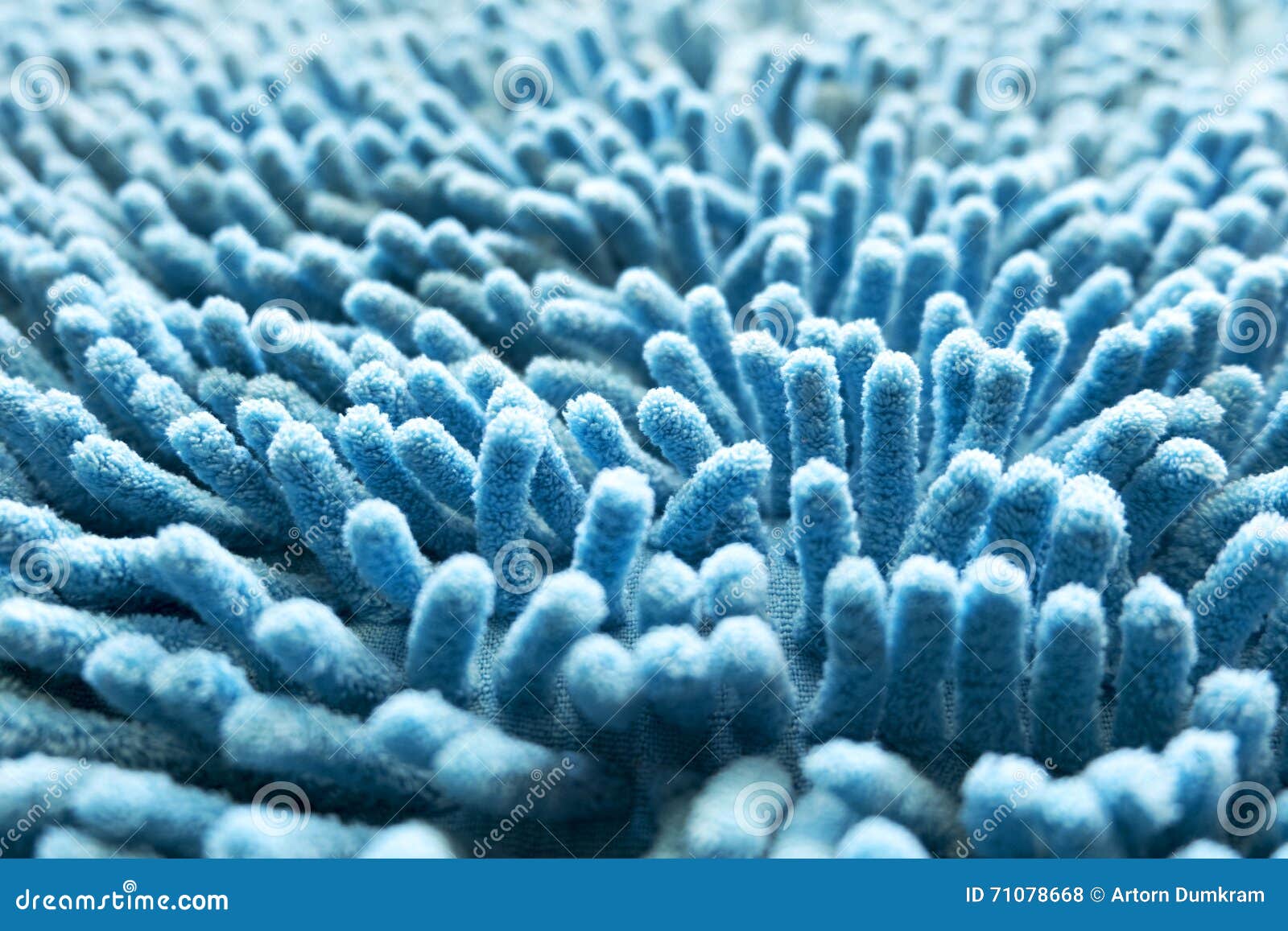 Blue Carpet Softness Texture of Doormat, Select Focus Close-up Image ...