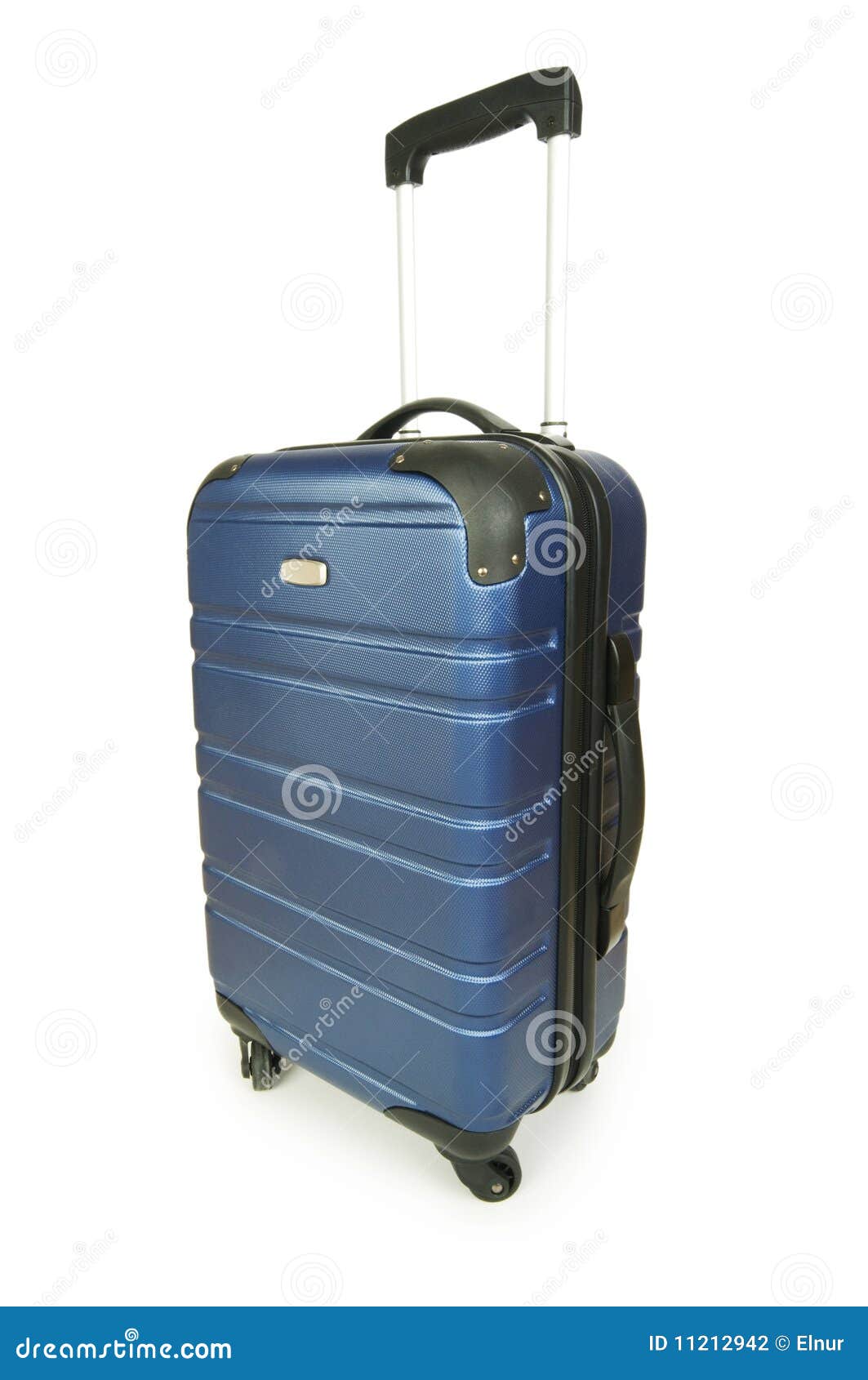 Blue case isolated stock photo. Image of blue, vacations - 11212942