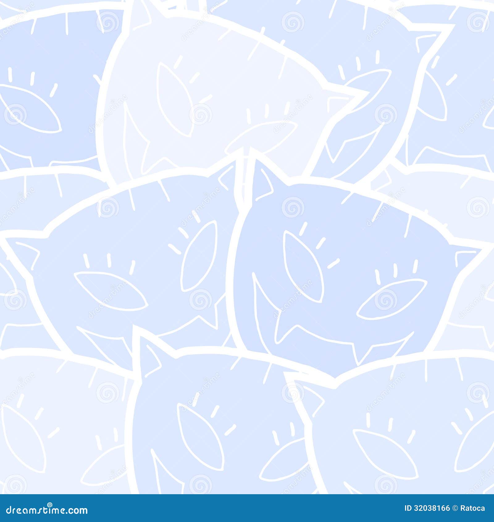 Blue cat stock vector. Illustration of cats, imaginative - 32038166