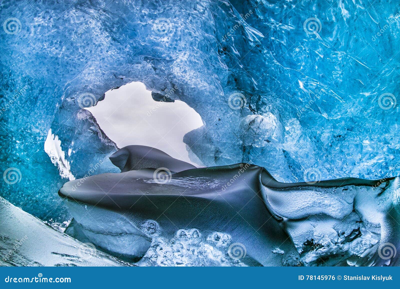 Blue Cave stock photo. Image of year, miraculous, leading - 78145976