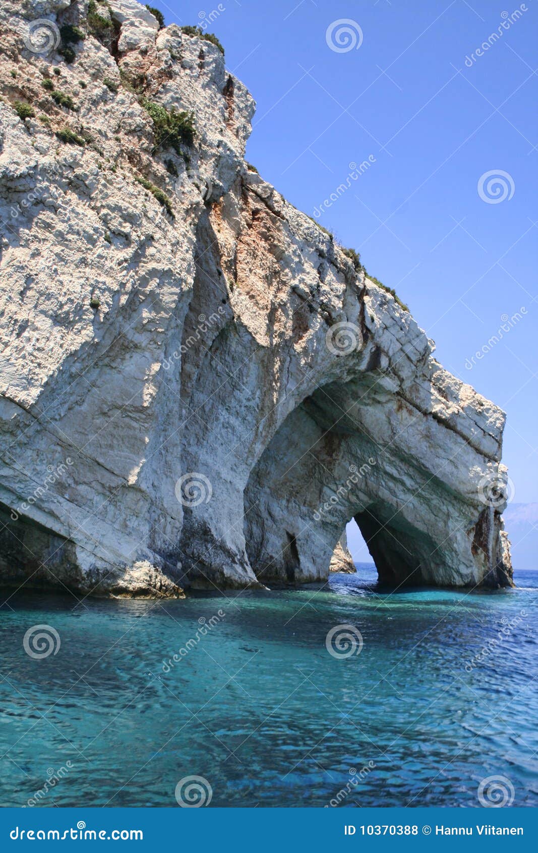 Blue Caves stock photo. Image of turquoise, steep, greece - 10370388