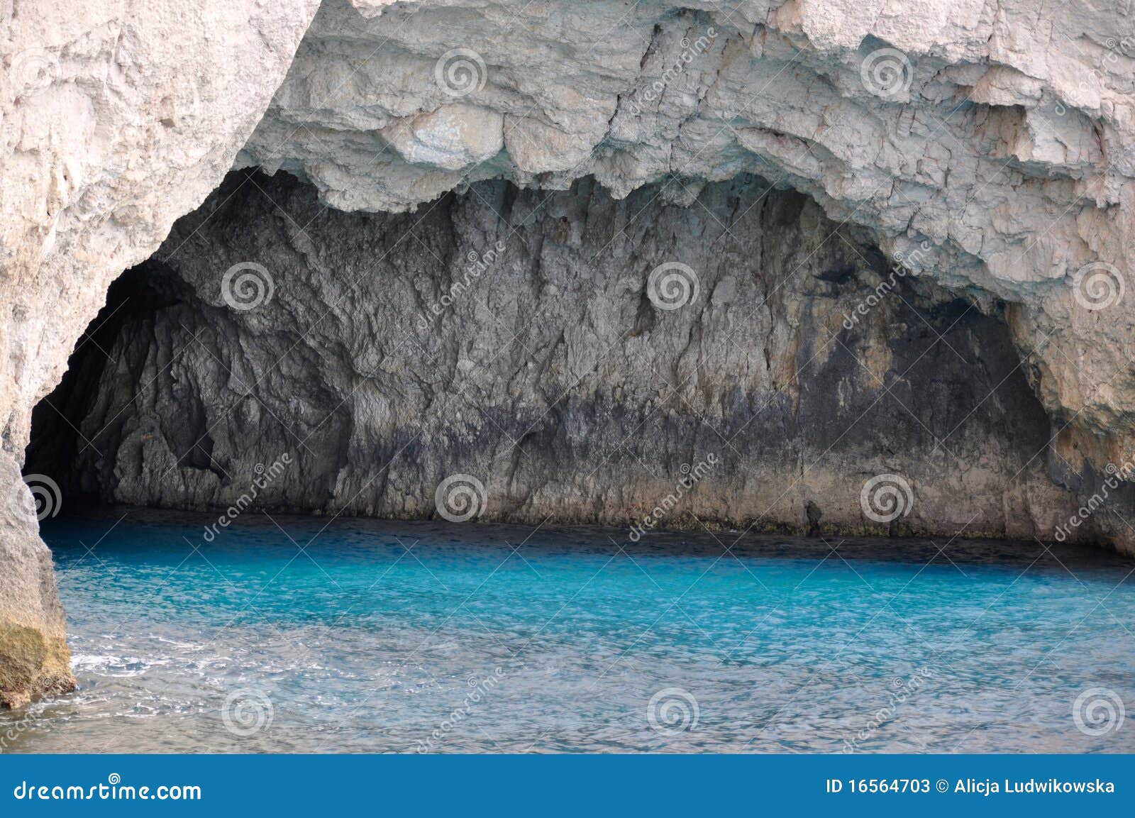 Blue Caves stock image. Image of zante, greece, zakynthos - 16564703