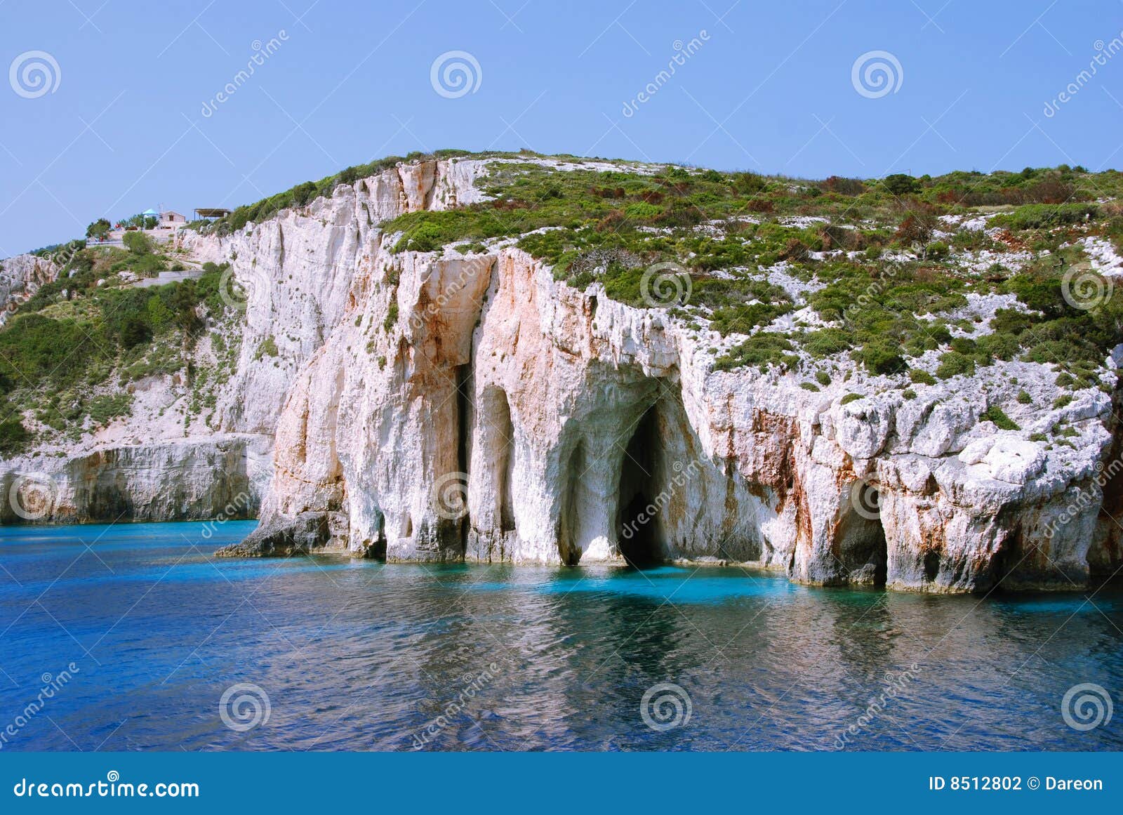 Blue Caves, Rocks on Zakynthos Island Stock Photo - Image of zante ...