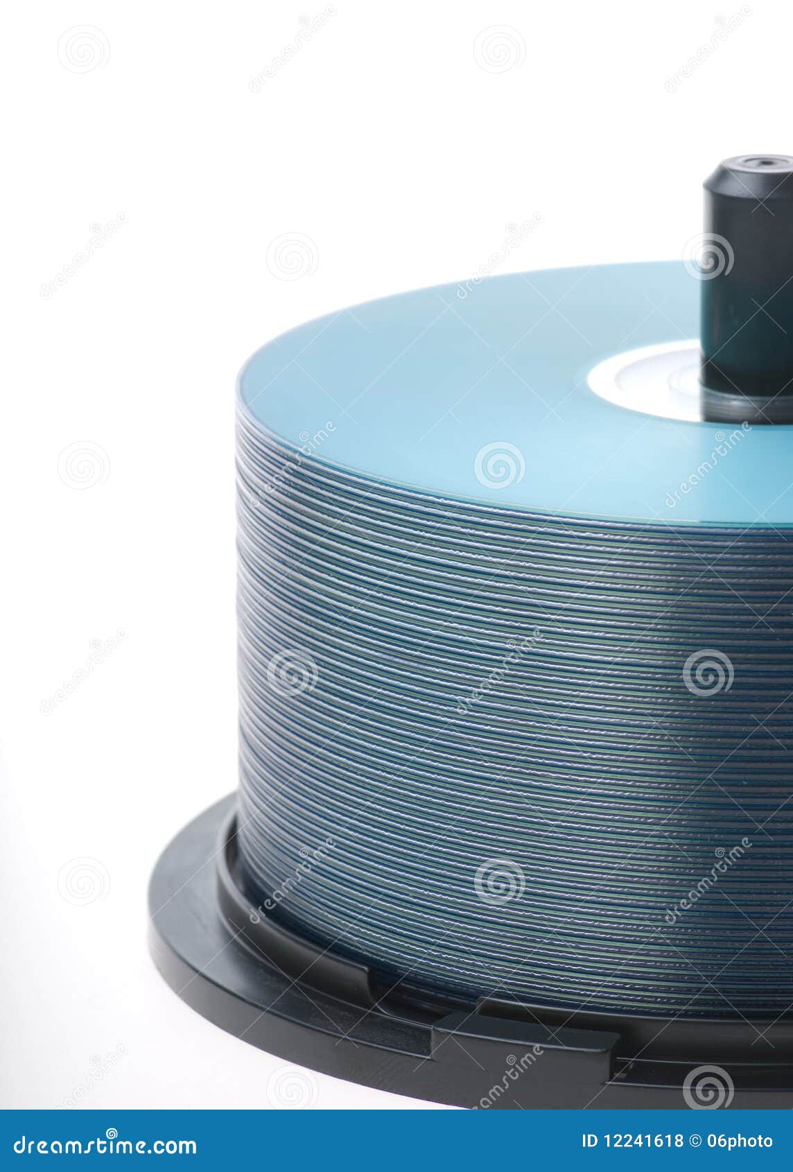 Blue CD-ROM stock photo. Image of white, technology, information - 12241618