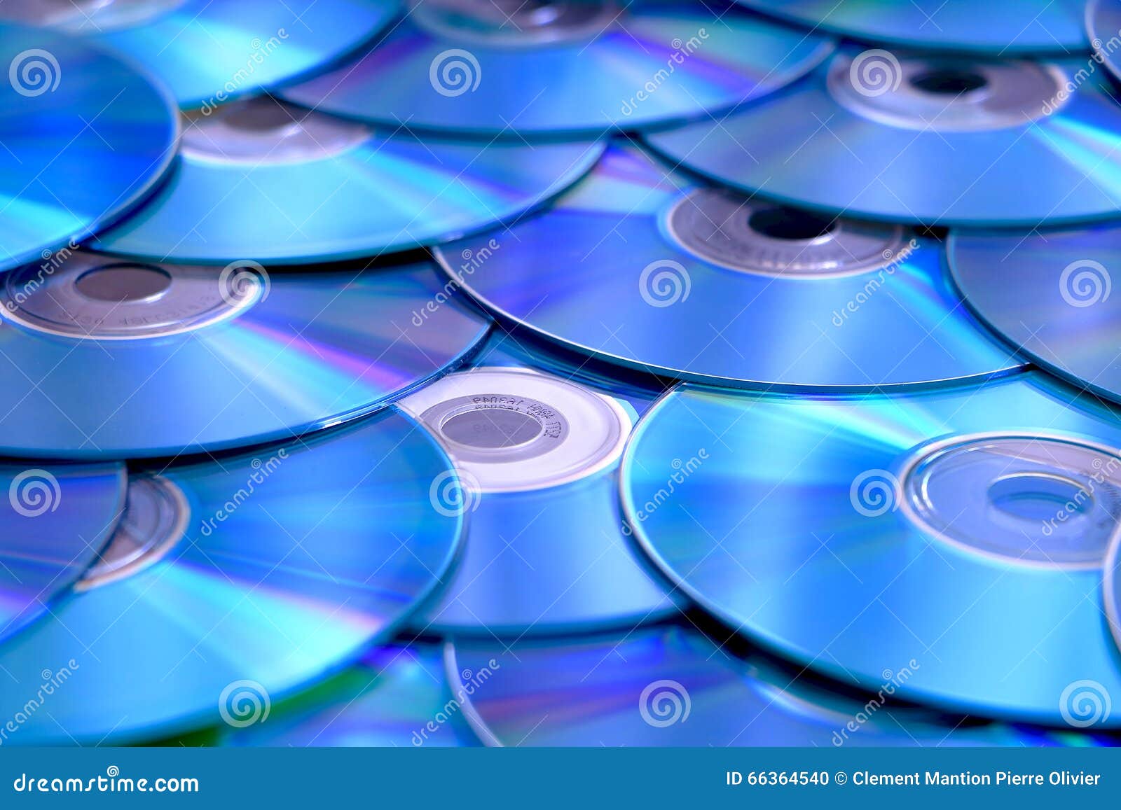 Blue cd stack stock photo. Image of multimedia, sound - 66364540