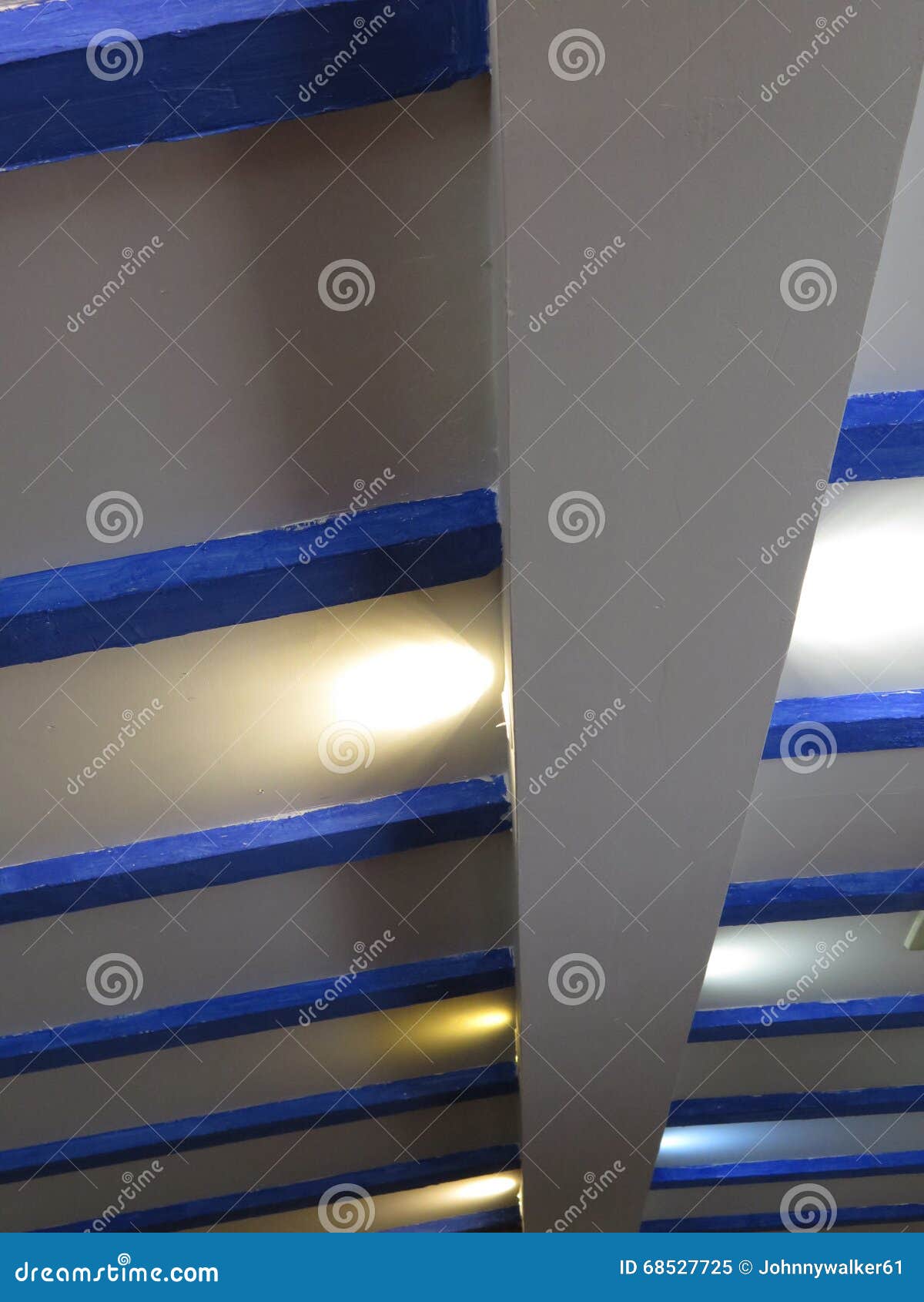 Blue Ceiling beams stock image. Image of andalucia, blue - 68527725