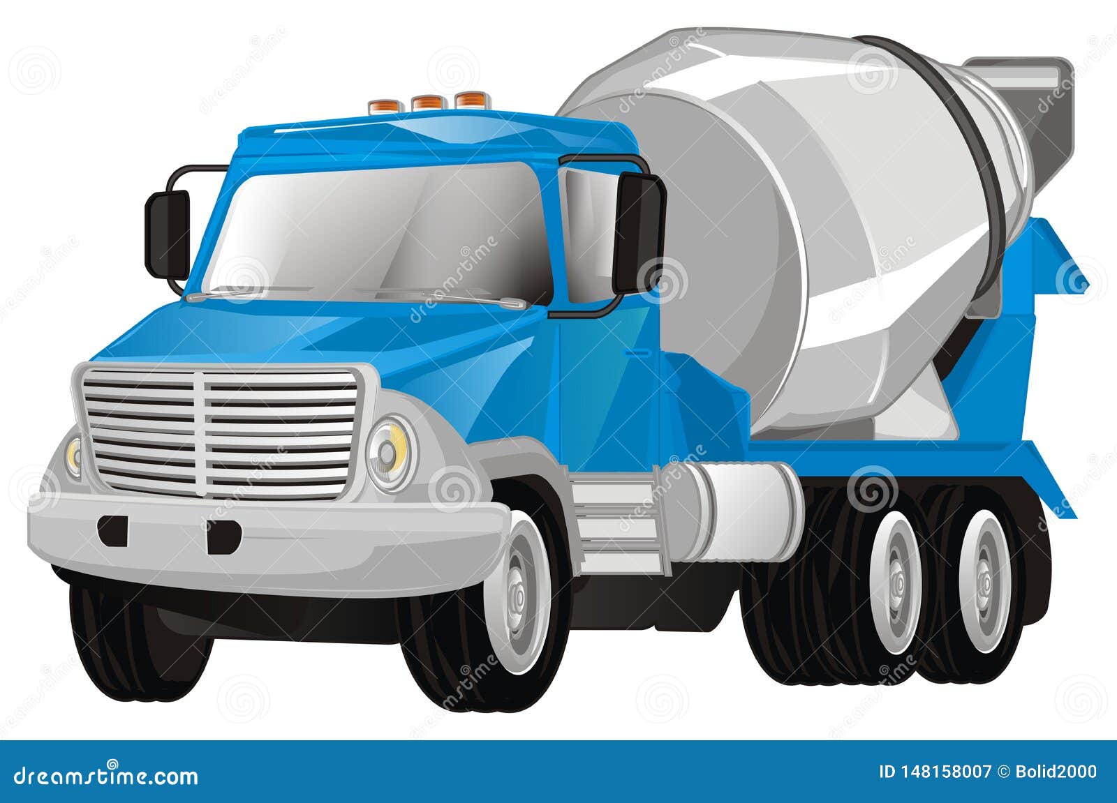 Cement Truck Drum Stock Illustrations – 156 Cement Truck Drum Stock ...