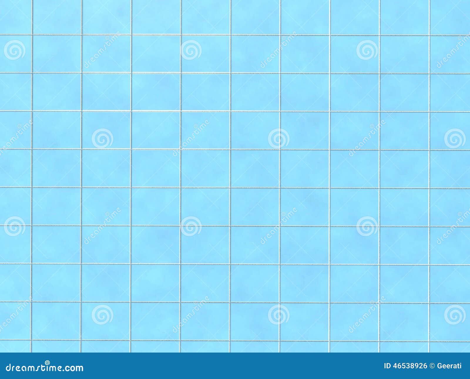 Blue Ceramic Mosaic Tile With The Image Of The Sun. Background And ...