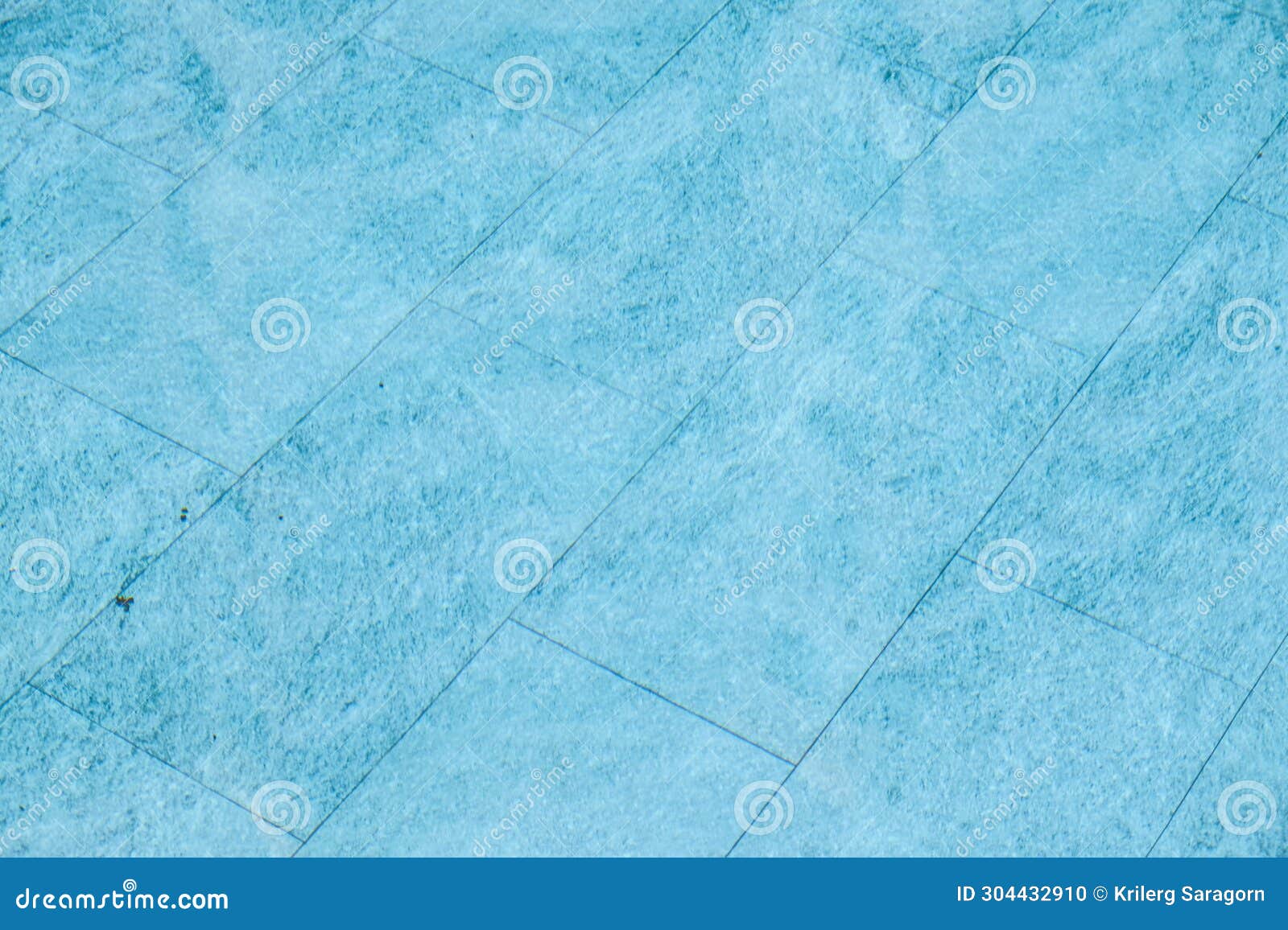 Blue Tiles in Bottom of Swimming Pool Stock Photo - Image of sport ...