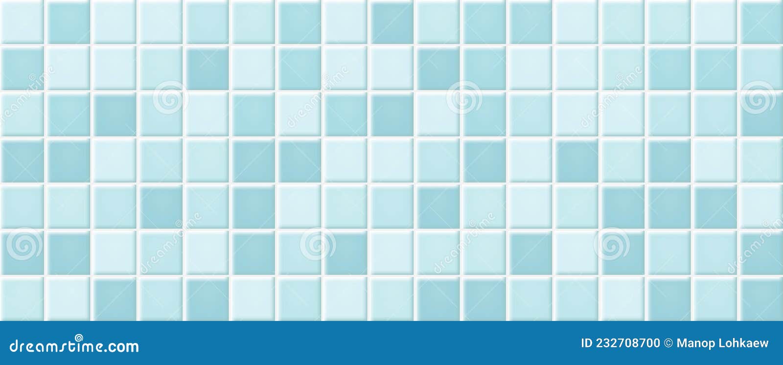 Blue Ceramic Tiles Texture Abstract Background Vector Illustration ...
