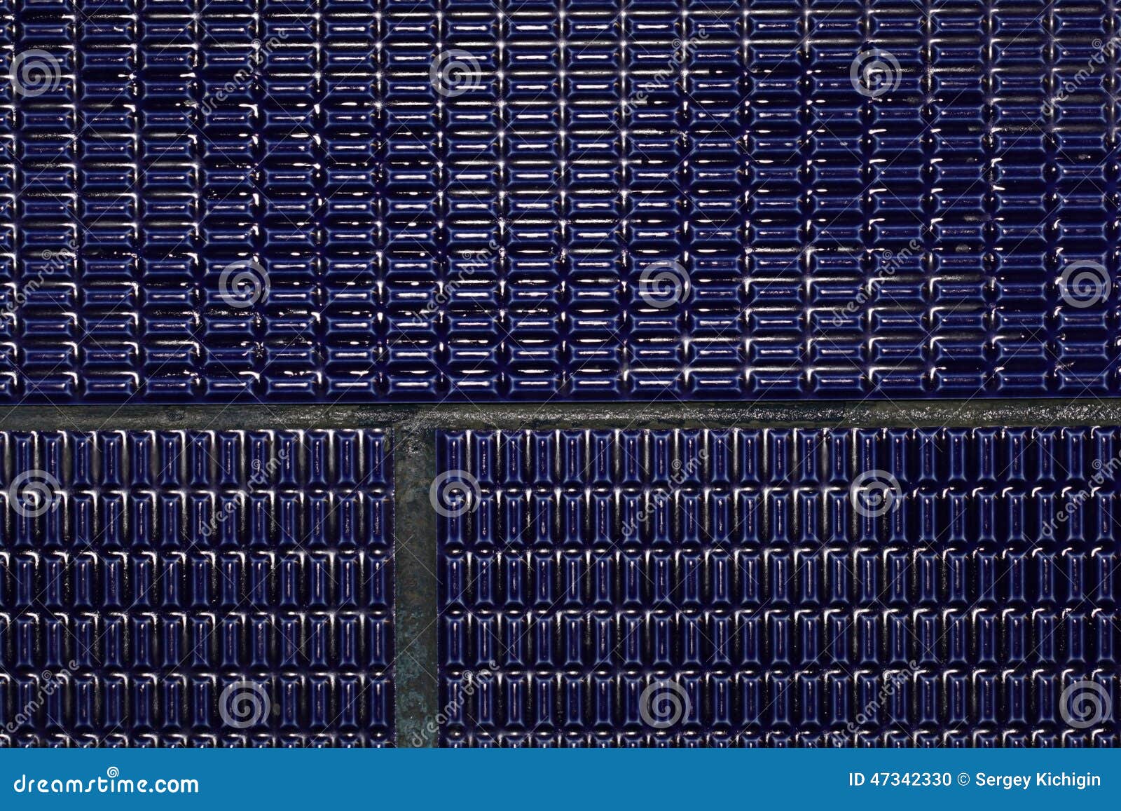 Blue ceramic tiles texture stock photo. Image of texture - 47342330