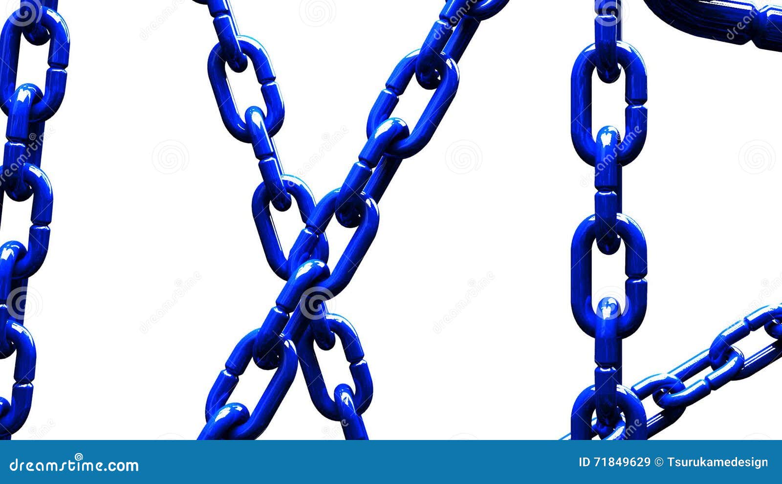 Blue Chains Abstract stock video. Video of powerful, material - 71849629