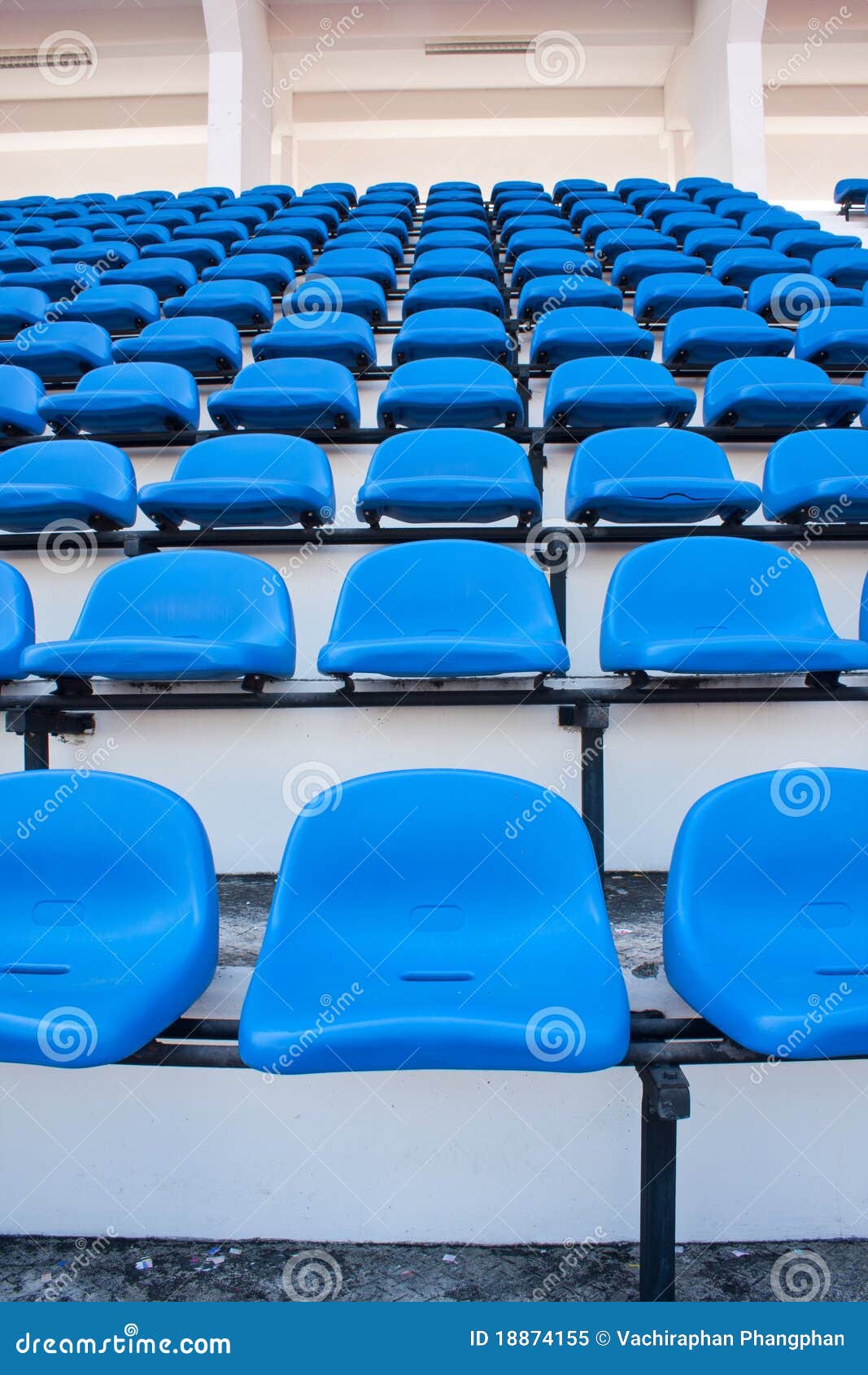Blue chair. stock image. Image of crowd, seat, seating - 18874155