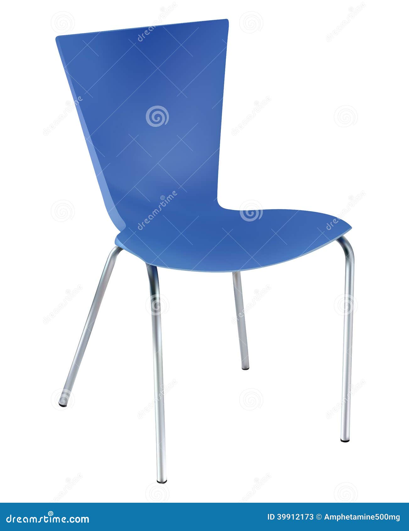 The blue chair stock vector. Illustration of interior - 39912173