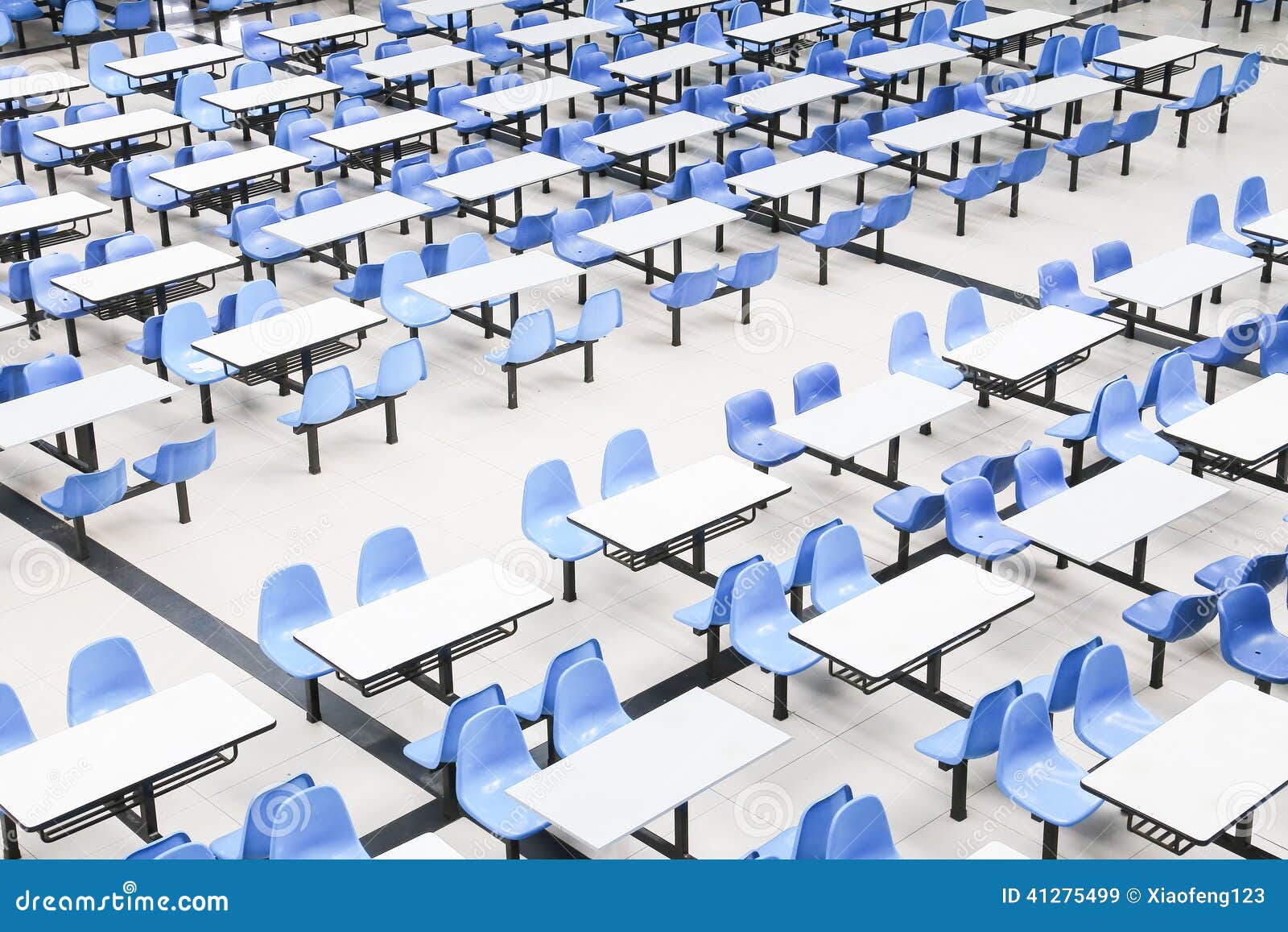 Blue chair stock image. Image of seat, lunch, hall, lunchroom - 41275499