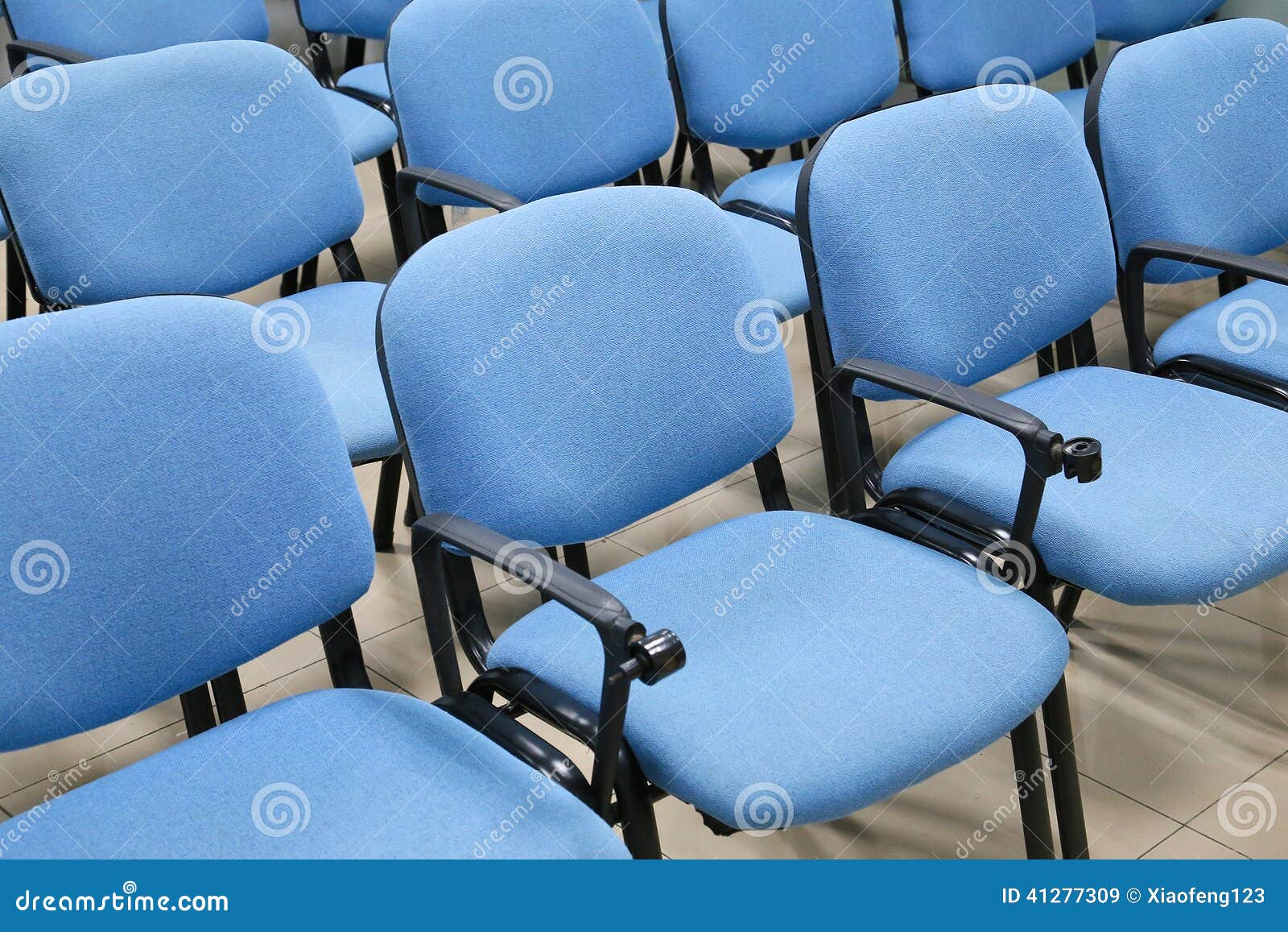Blue chairs stock image. Image of corporate, board, commercial - 41277309