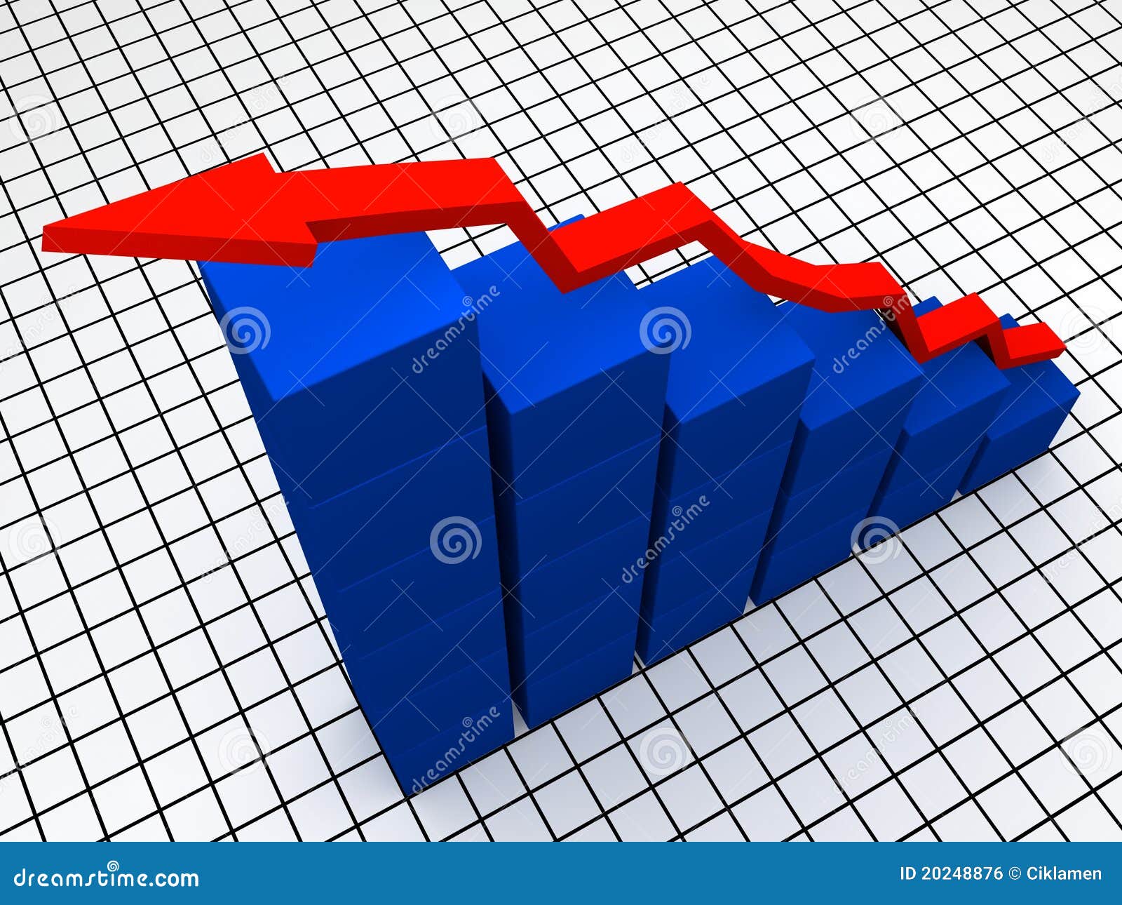 Blue chart stock illustration. Illustration of chart - 20248876