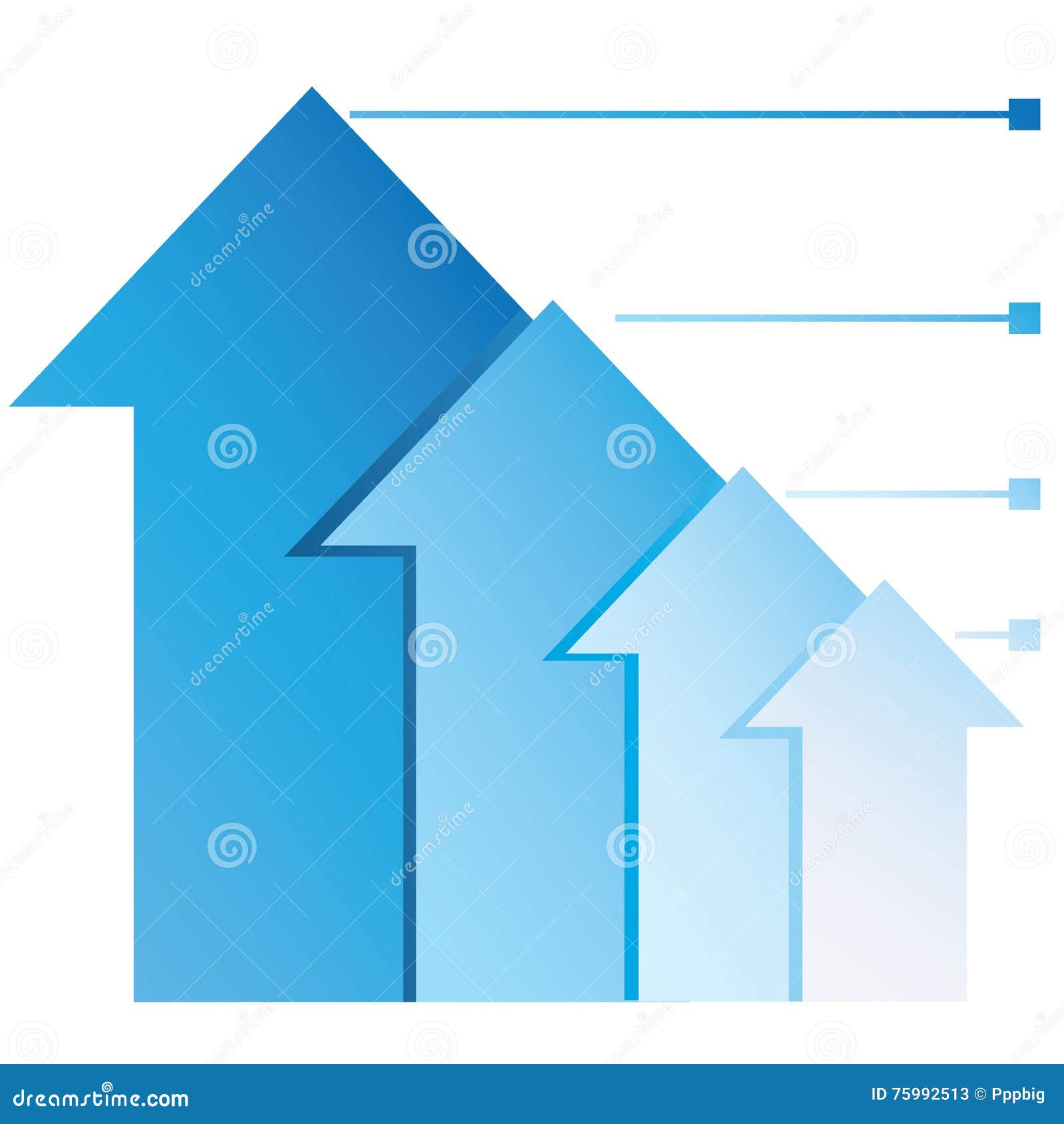 Blue chart stock illustration. Illustration of topic - 75992513