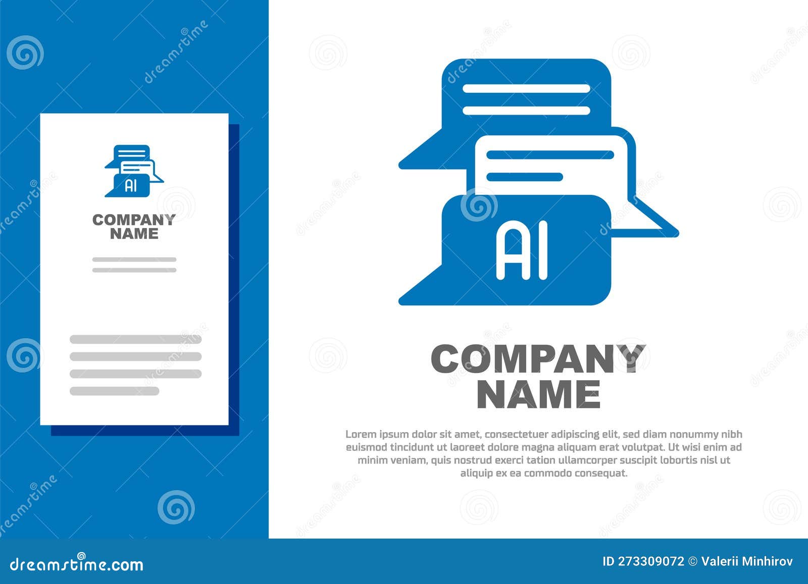 Blue Chat Bot Icon Isolated on White Background. Chatbot Icon. Logo ...