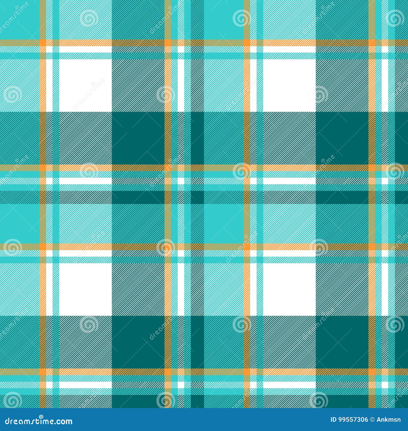 Blue Check Fabric Textile Seamless Pattern Stock Vector - Illustration ...