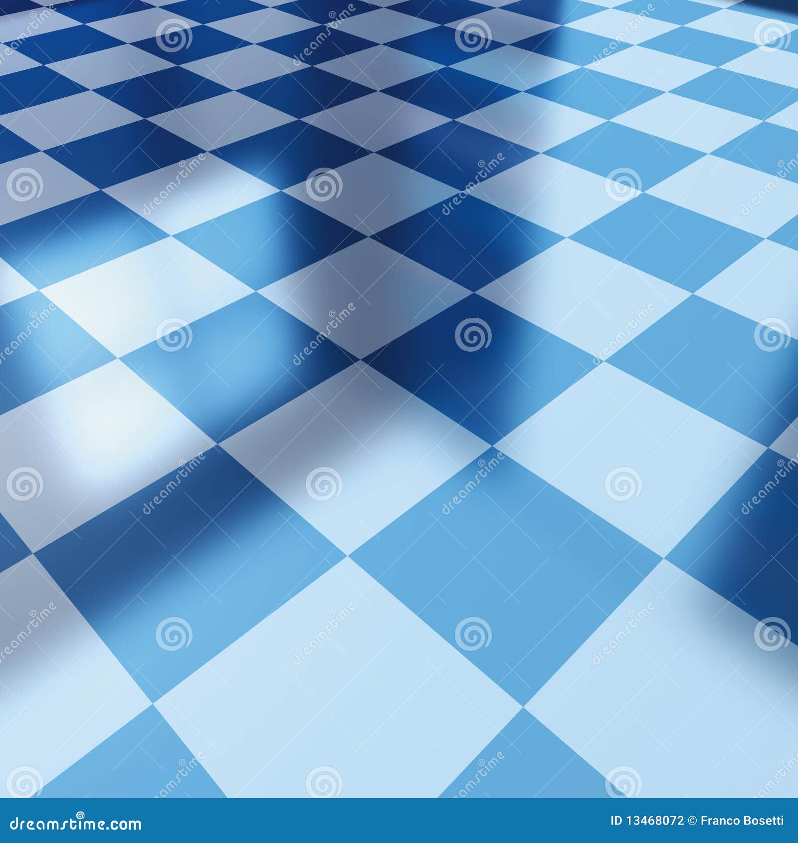 Blue checker board stock illustration. Illustration of indoor - 13468072