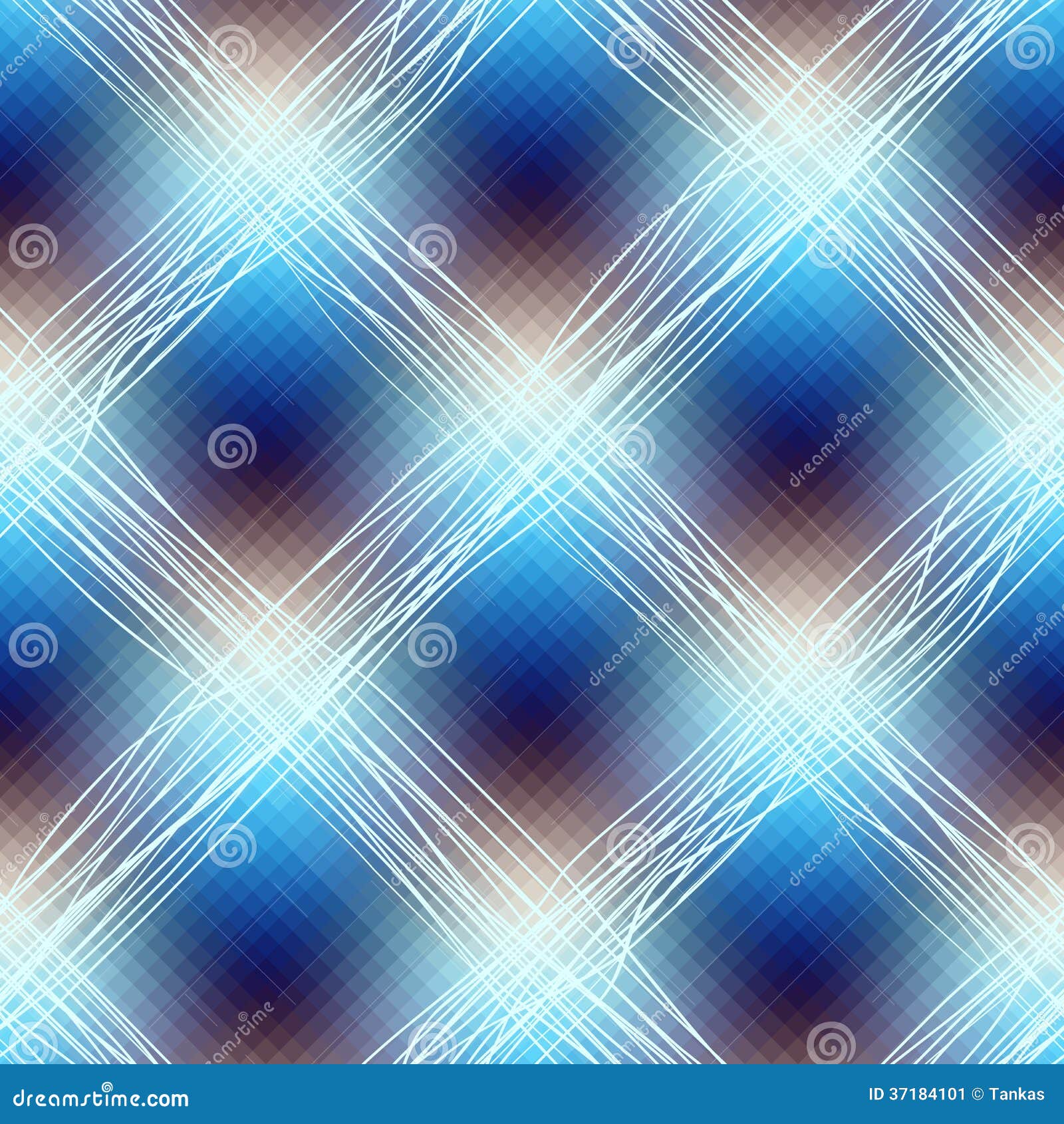 Blue checkered diagonal. stock vector. Illustration of magenta - 37184101