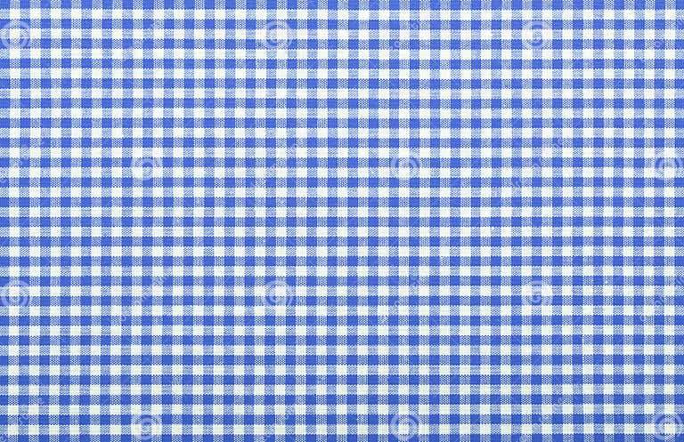 Blue checkered fabric stock photo. Image of closeup, flat - 29429128