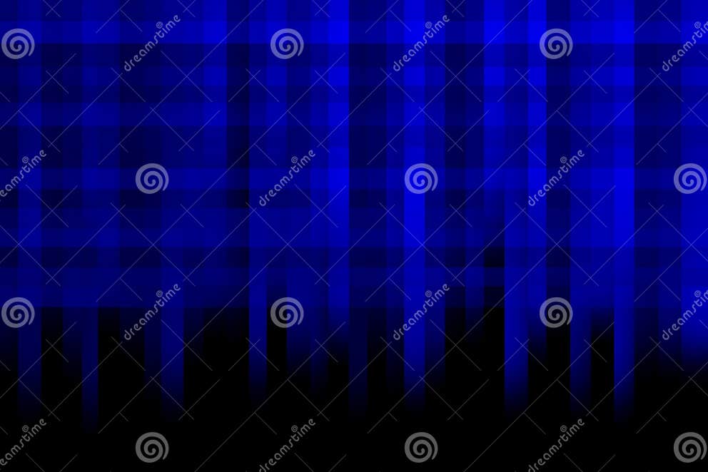 Blue Checkered Pattern on Black Background, Various Shades of Blue ...