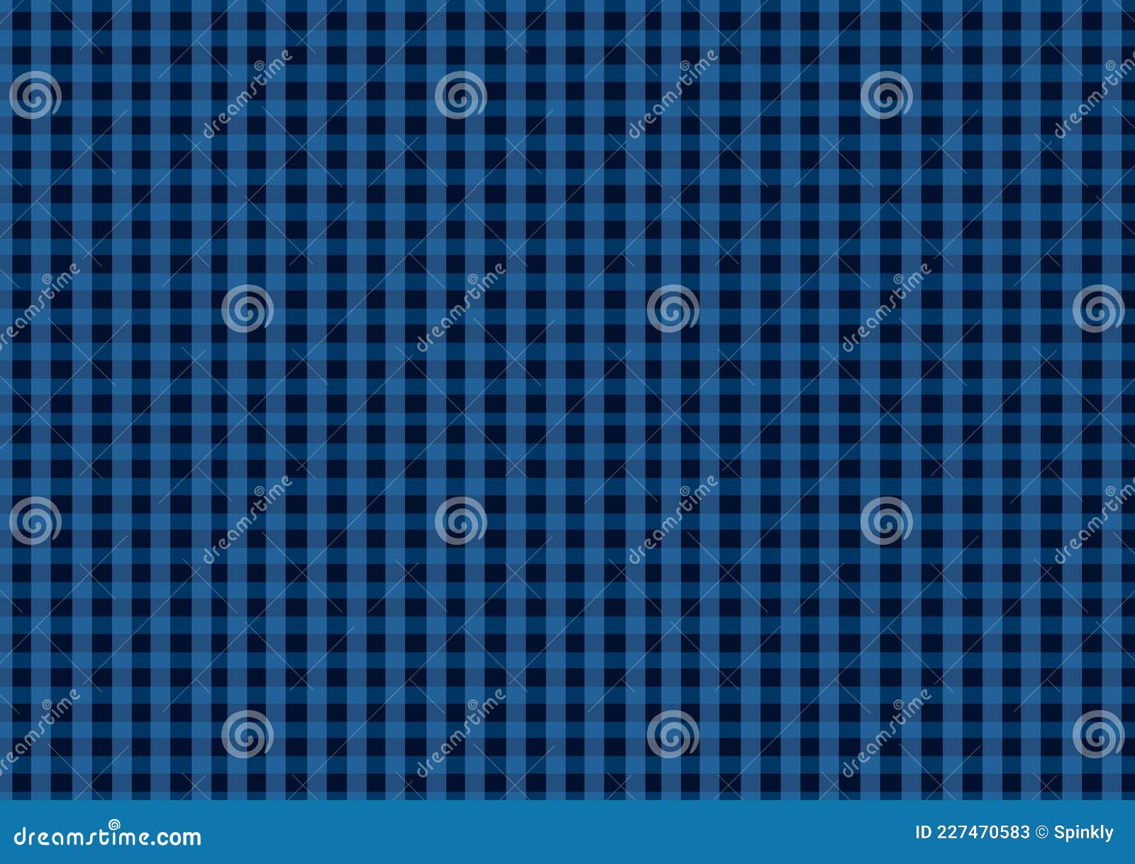 Blue Checkered Pattern Print Design Stock Illustration - Illustration ...
