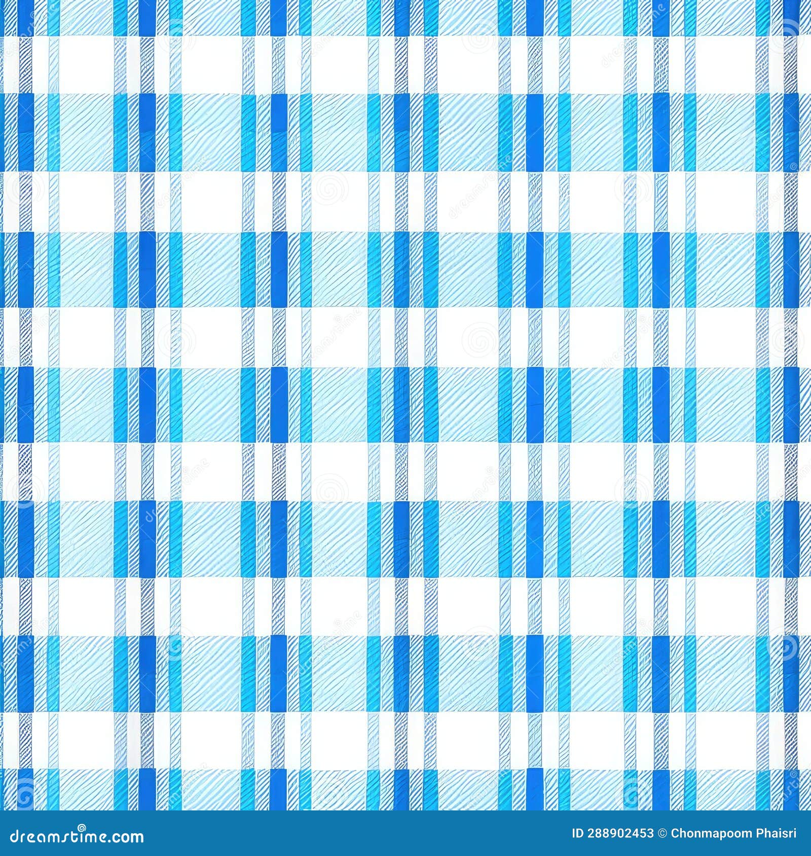 Blue Checkered Plaid Background. Seamless Pattern Stock Image - Image ...