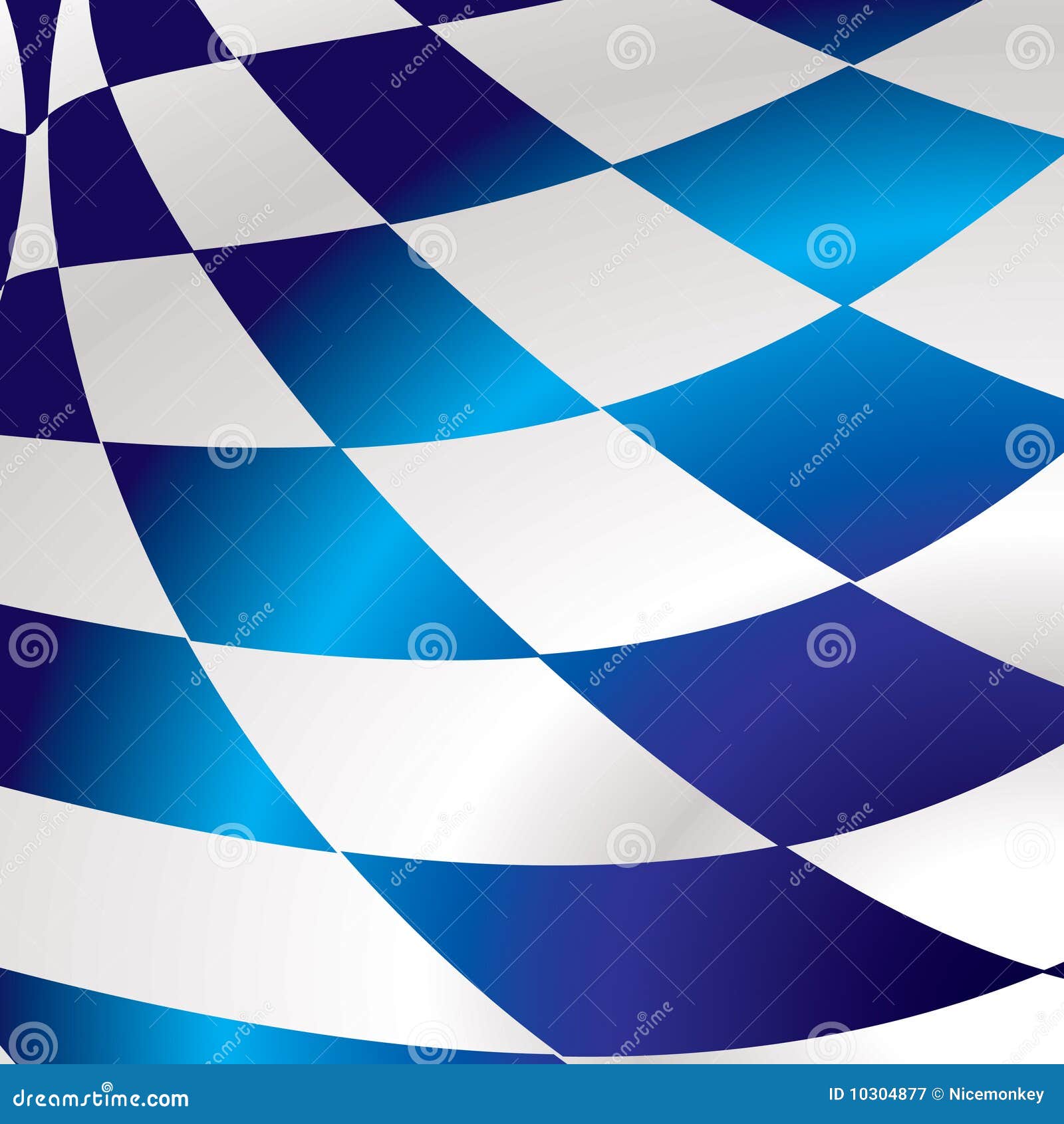 Blue checkered square stock vector. Illustration of cyan - 10304877