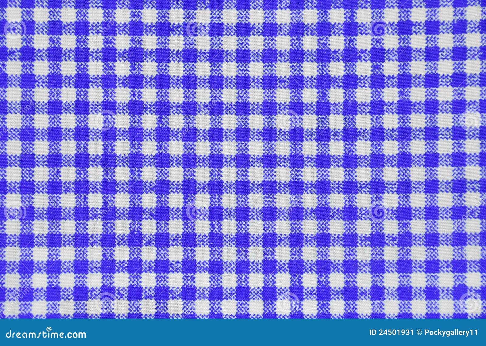 Blue checkered tablecloth stock image. Image of fashioned - 24501931
