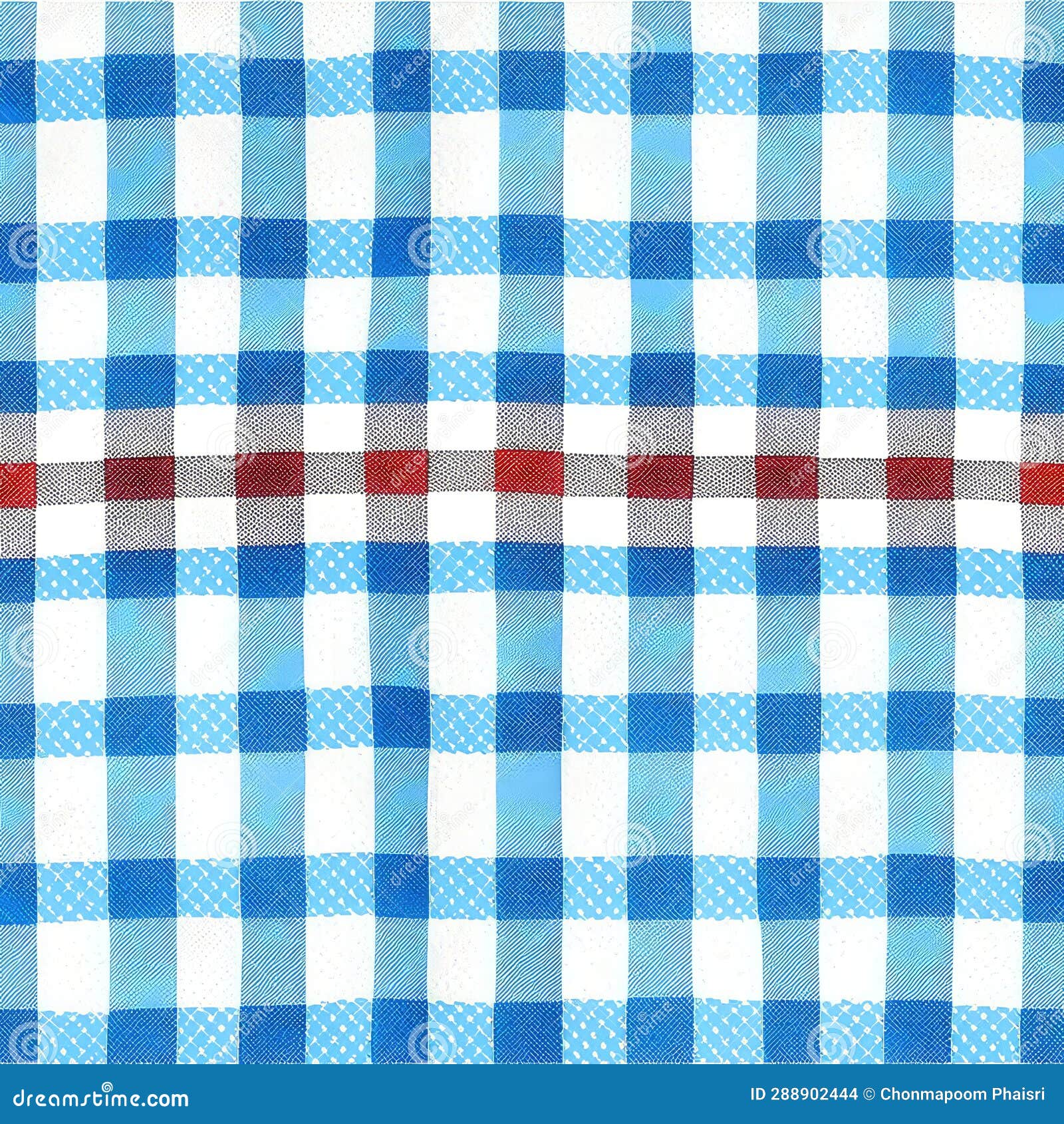 Blue Checkered Tablecloth Texture. Seamless Pattern Stock Illustration - Illustration of beauty ...