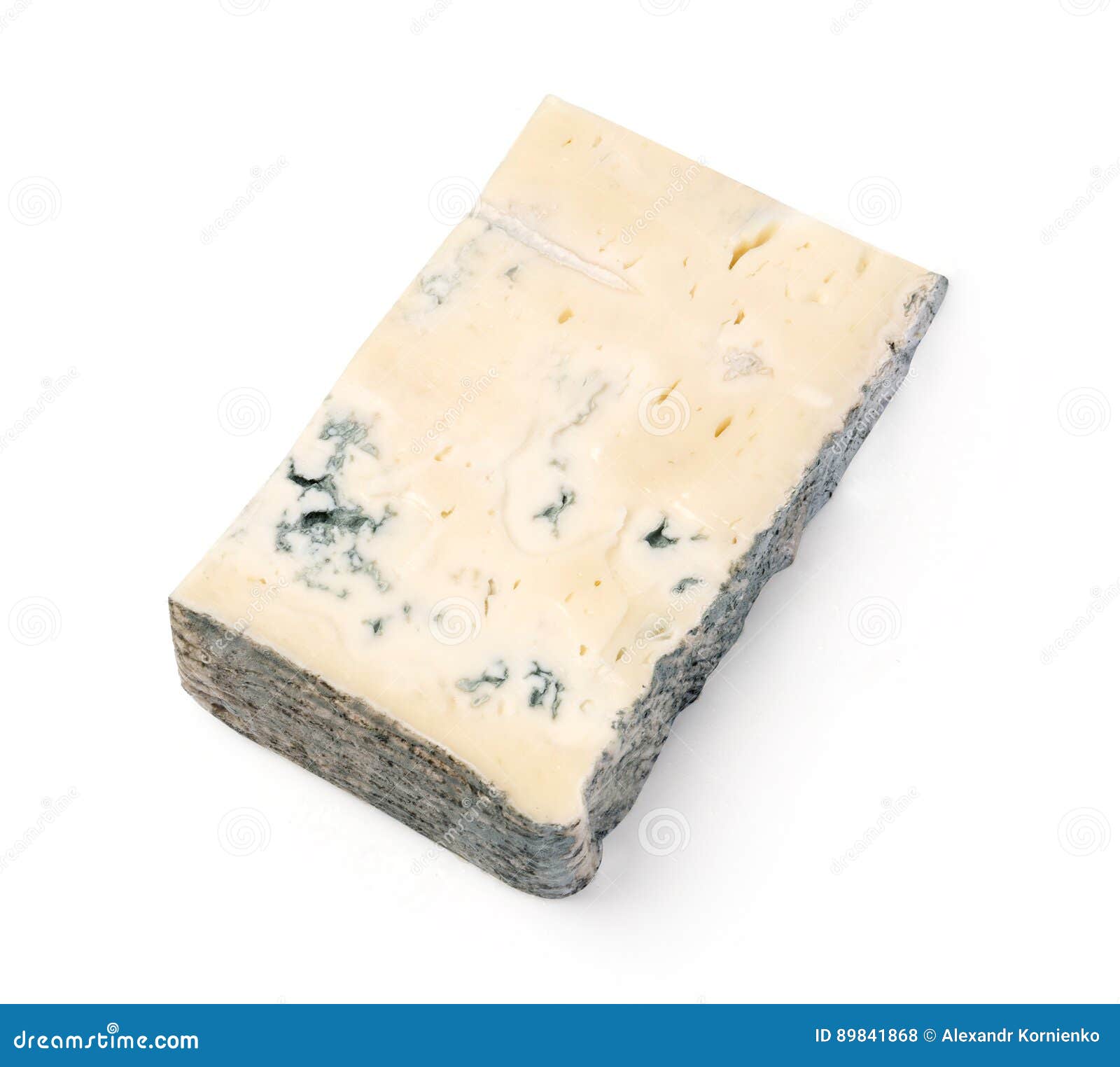 Blue Cheese Isolated on White. Stock Photo - Image of blue, tasty: 89841868