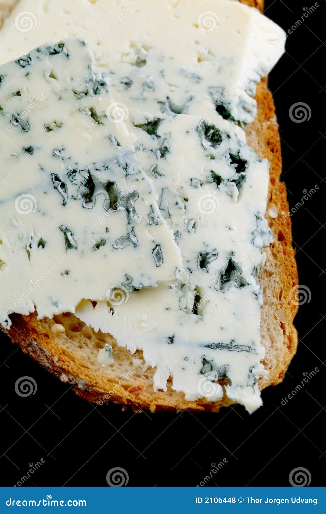 Blue cheese sandwich stock photo. Image of roquefort, white - 2106448