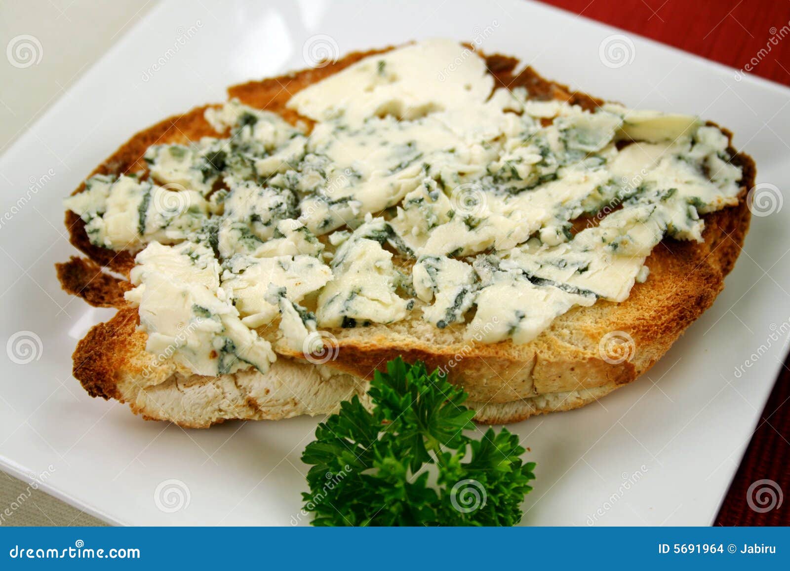 Blue Cheese Toast stock photo. Image of culinary, slice - 5691964