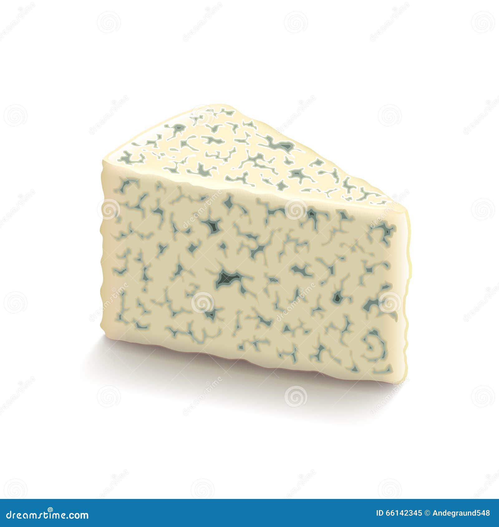 Blue Cheese on White Vector Stock Vector - Illustration of ingredient ...