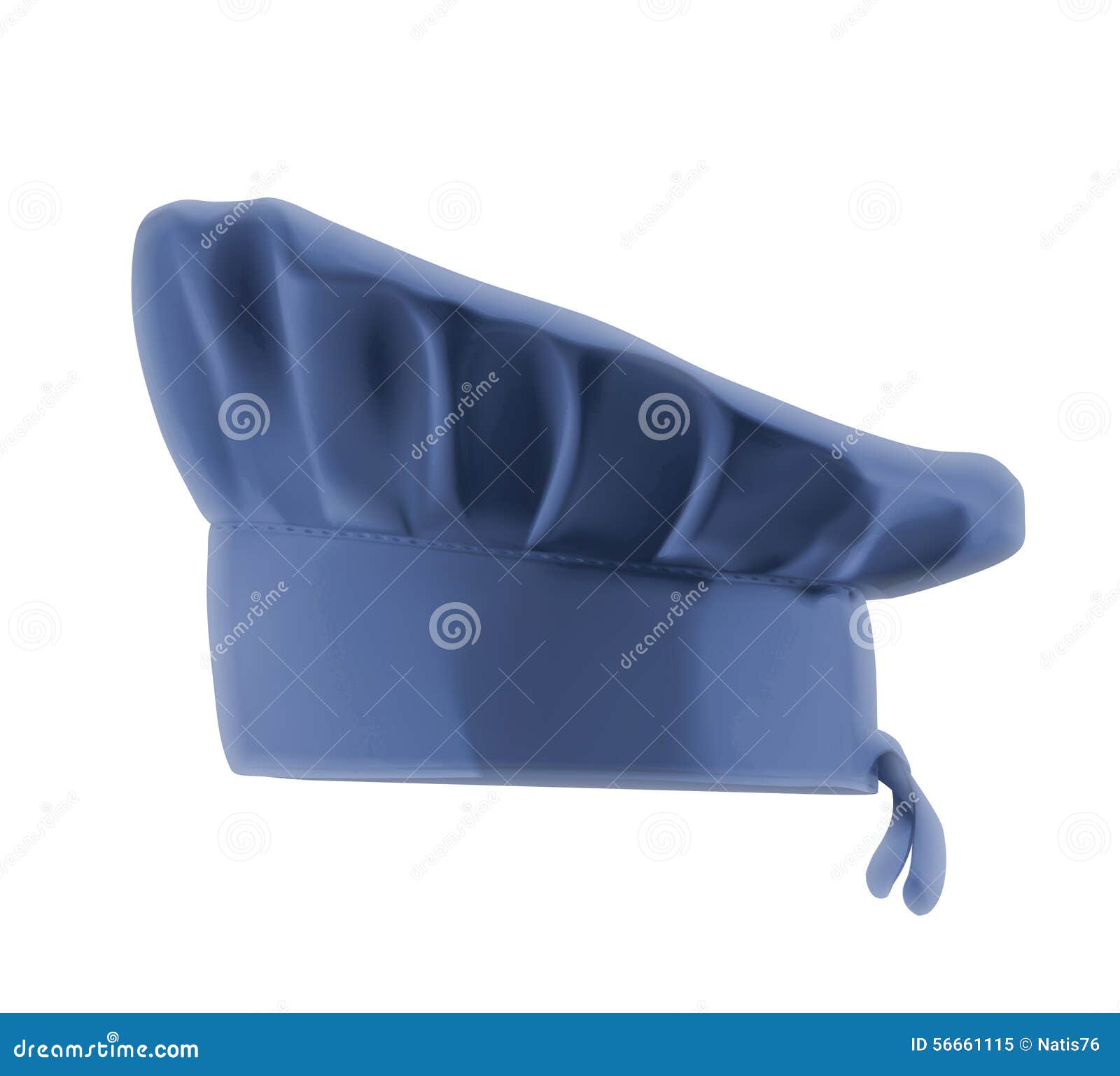 Blue chef hat stock vector. Illustration of element, background - 56661115