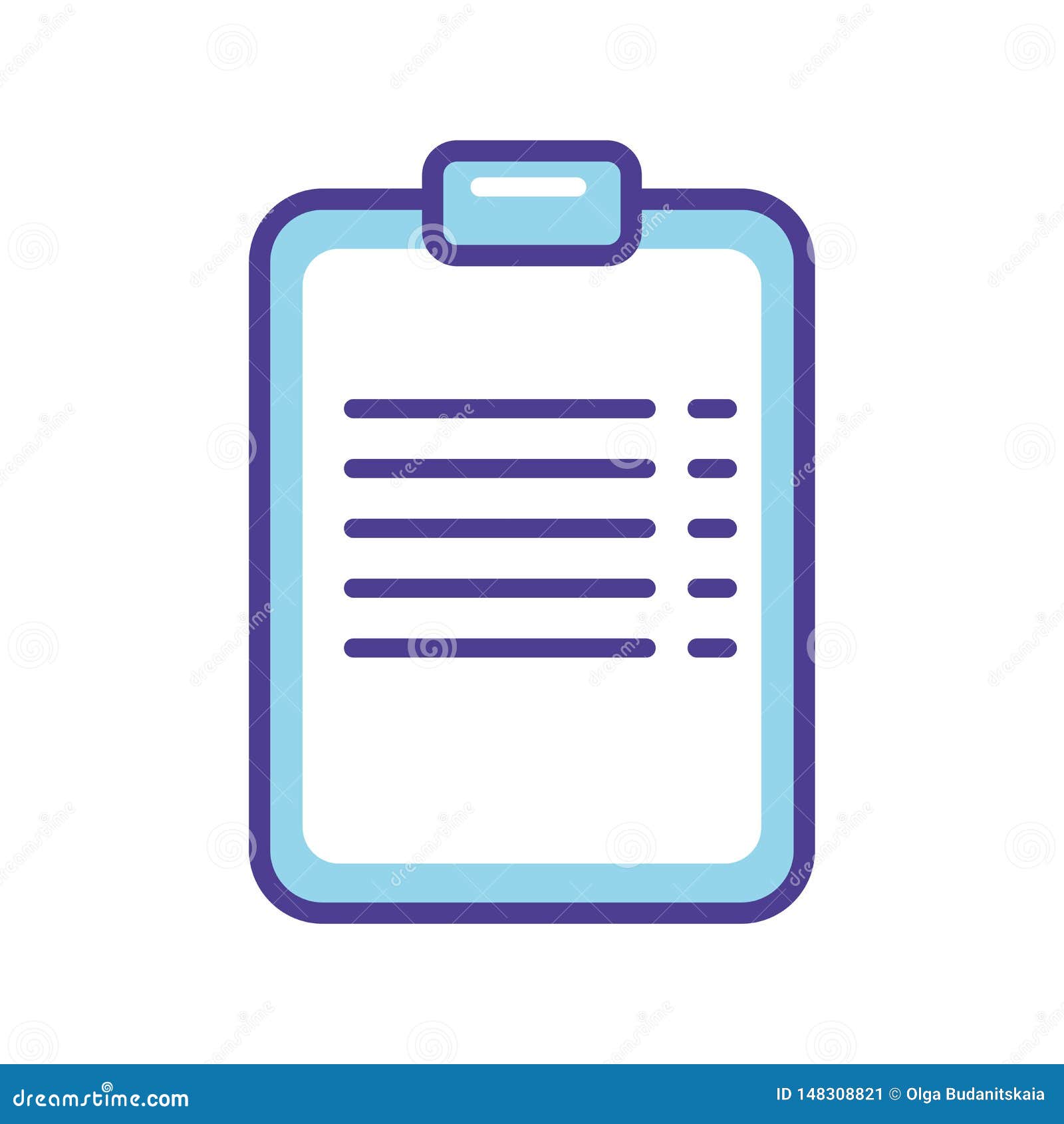 Chek List Thin Line Icon. Clipboard Vector Illustration Isolated On ... Chek List Thin Line Icon. Clipboard Vector Illustration Isolated On ...