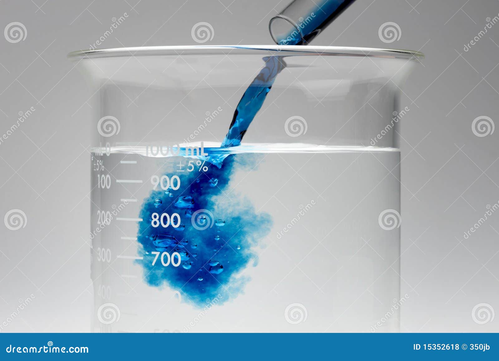 Blue chemical stock photo. Image of chemical, motion - 15352618