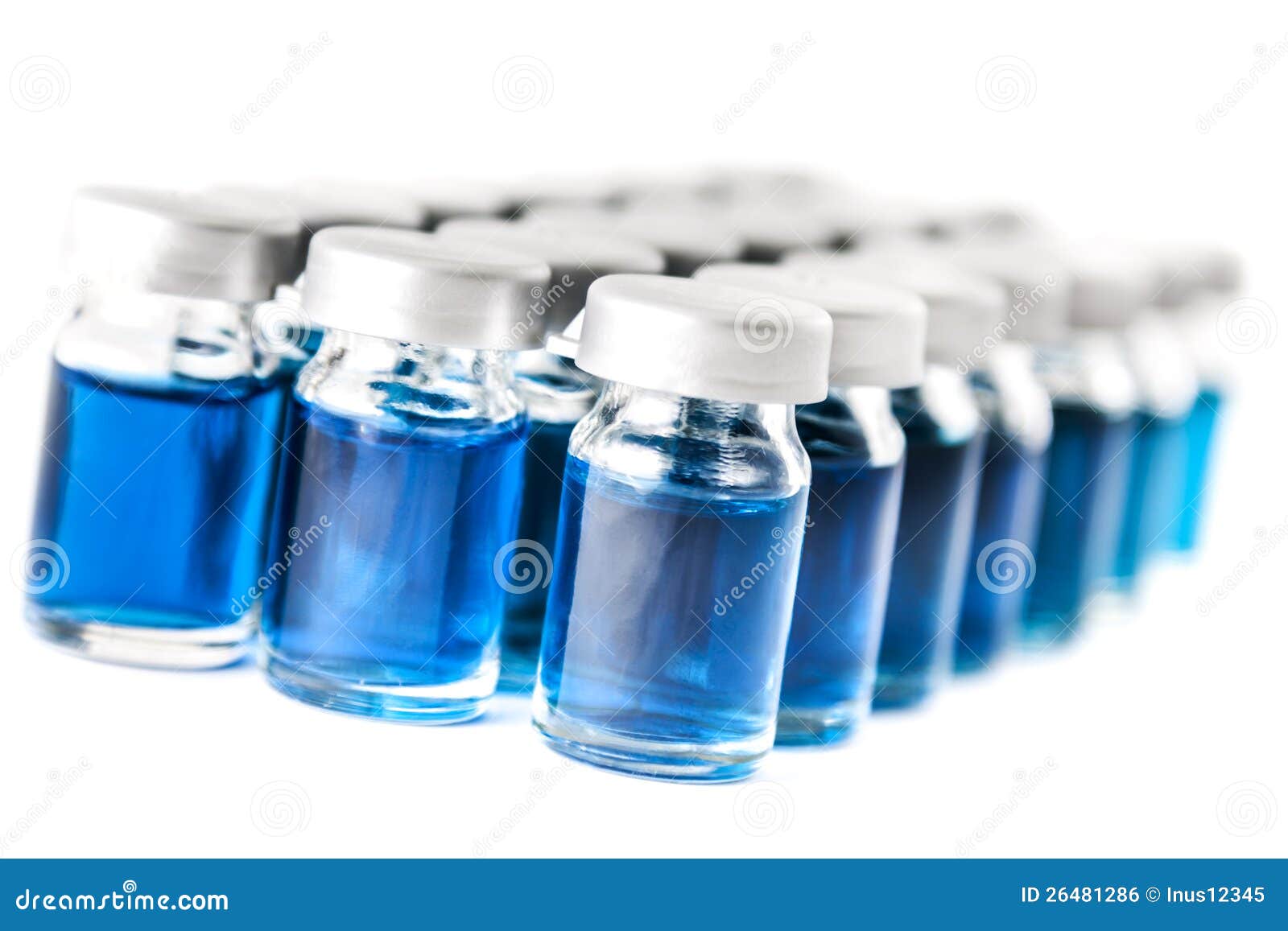 Blue Chemicals stock photo. Image of bottle, equipment - 26481286