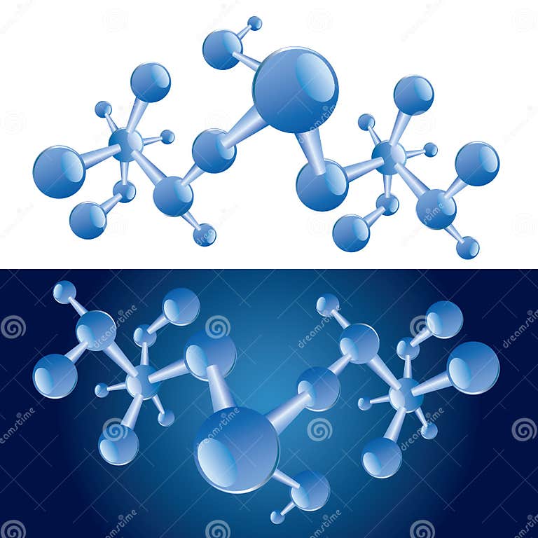 Blue chemistry stock vector. Illustration of abstract - 15956399