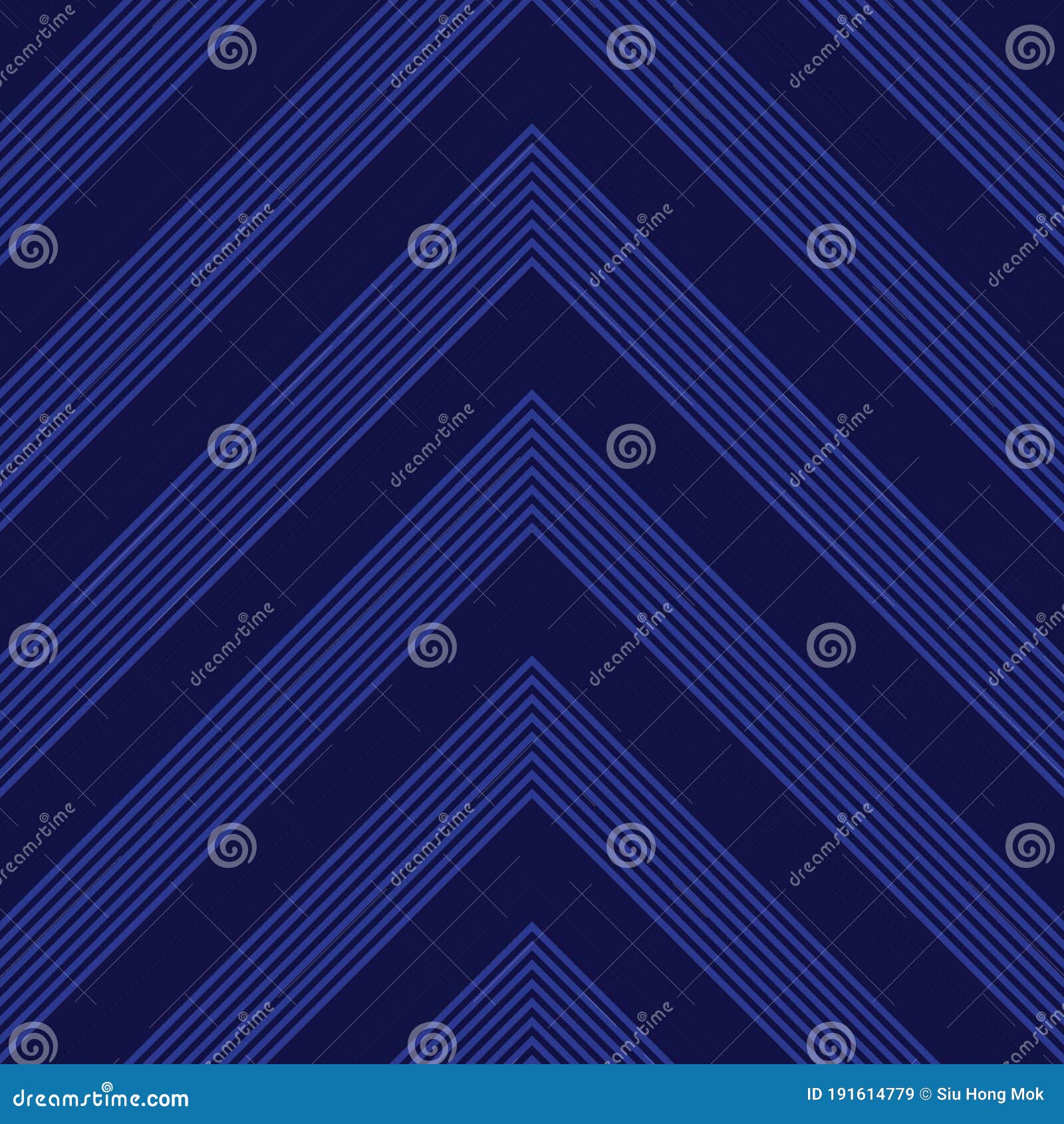 Blue Chevron Diagonal Stripes Seamless Pattern Background Stock Vector ...
