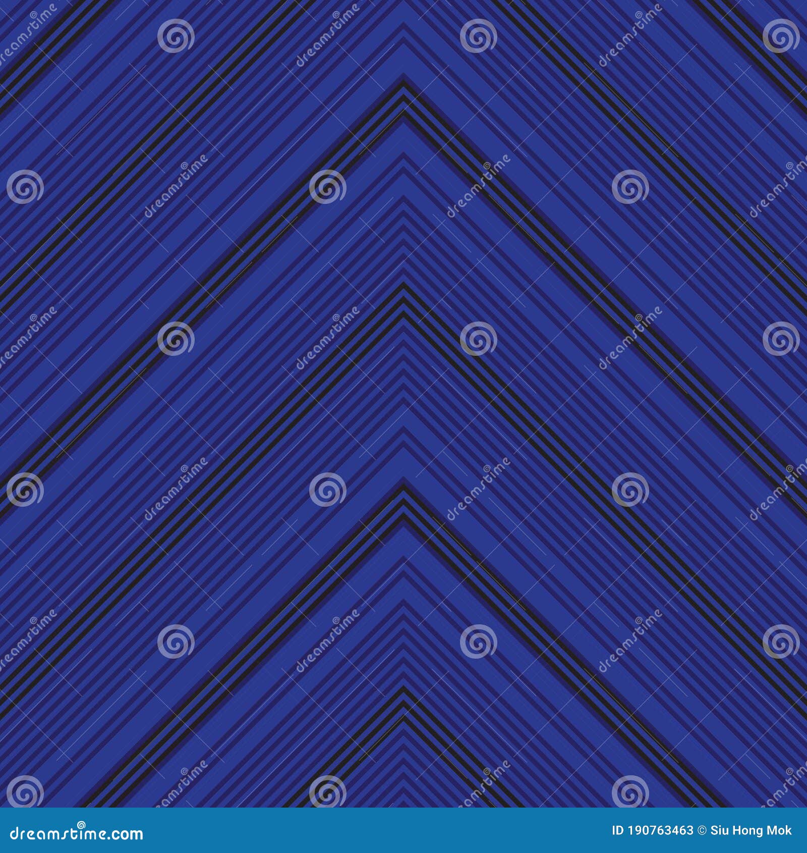 Blue Chevron Diagonal Stripes Seamless Pattern Background Stock Vector ...