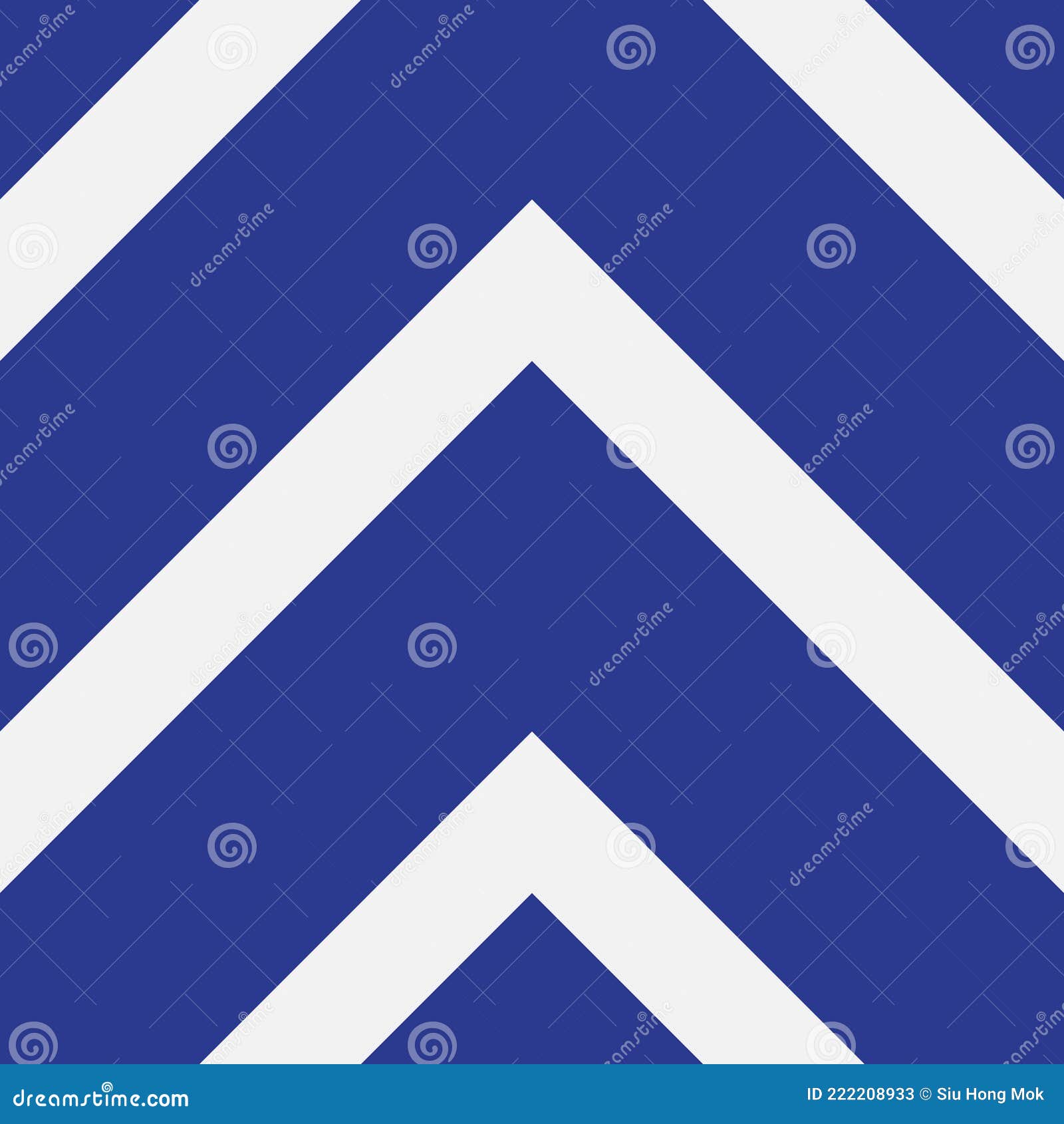Blue Chevron Diagonal Stripes Seamless Pattern Background Stock Vector ...