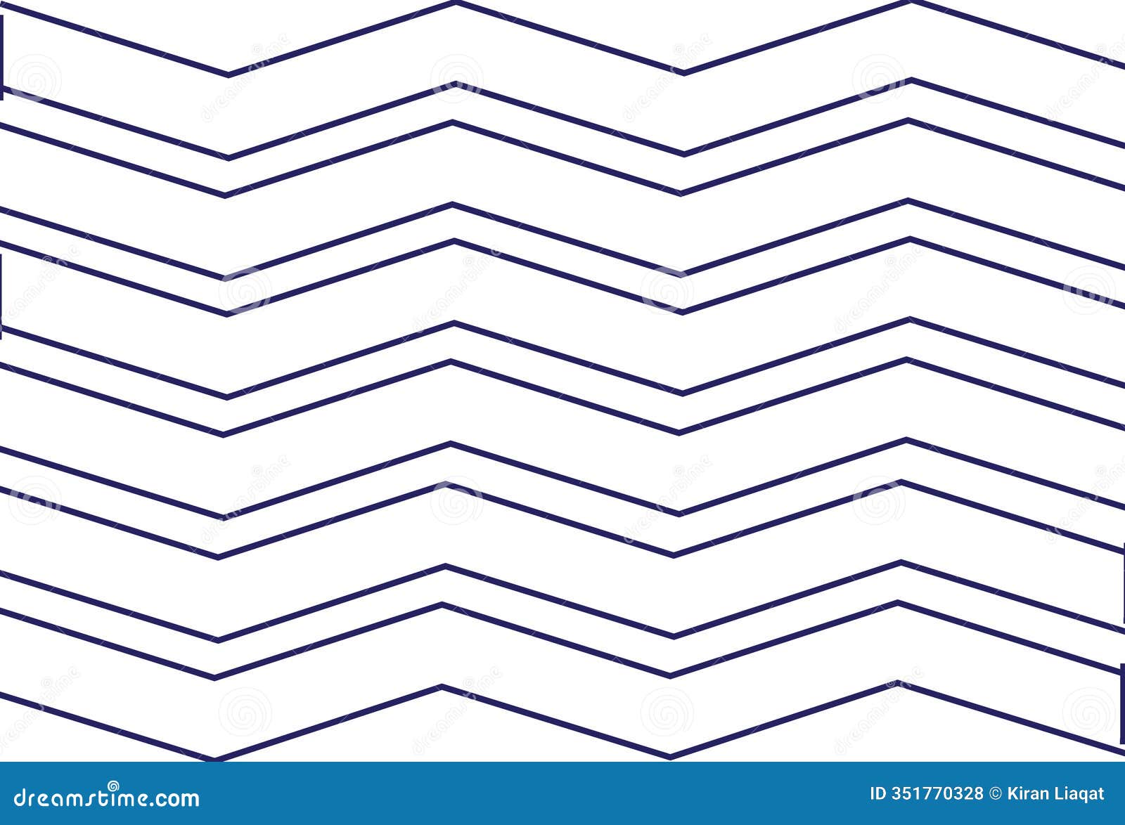 Blue Chevron Seamless Pattern with White Background Stock Illustration ...